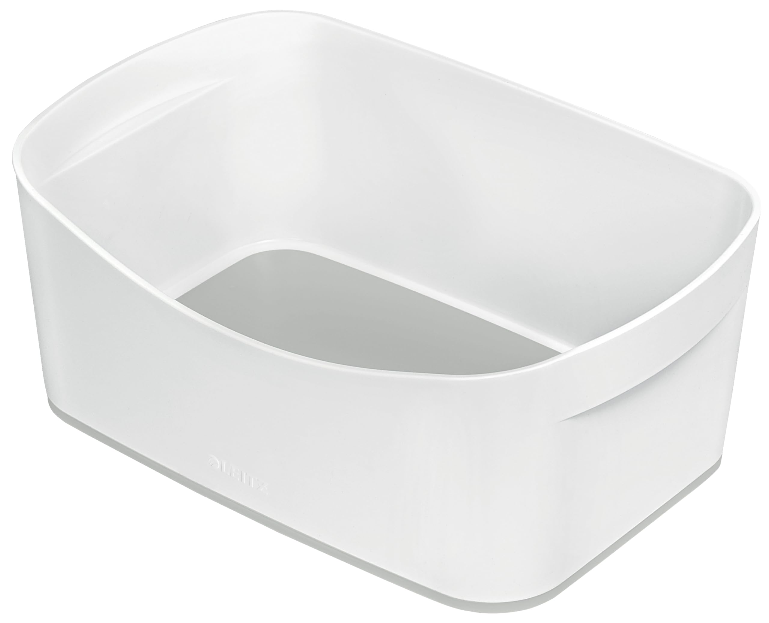 Leitz 52571001 A5 MyBox Organiser Tray, High Gloss Plastic, White/Grey;MyBox
