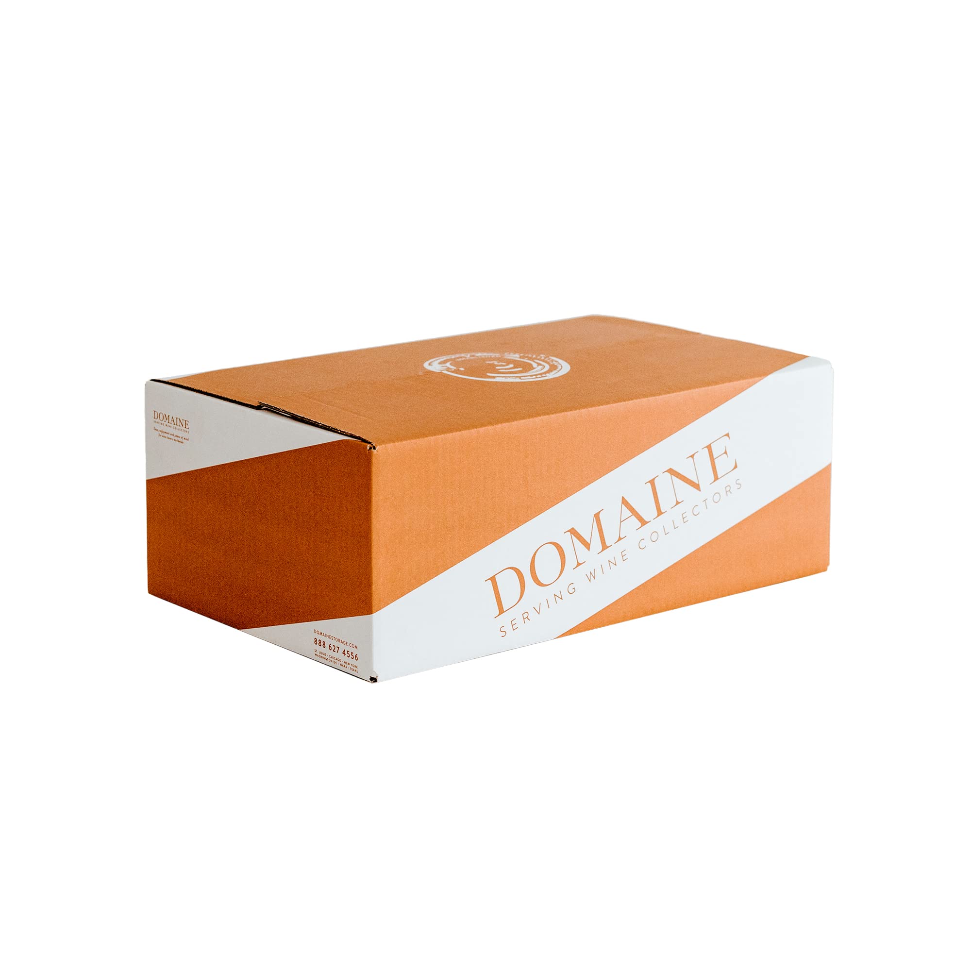 12-Bottle Layflat Wine Storage Box (Qty: 5 Boxes) | Domaine Wine Storage | Stores 12 Bottles | Bundle Options Available | Pre-Cut Inserts Included