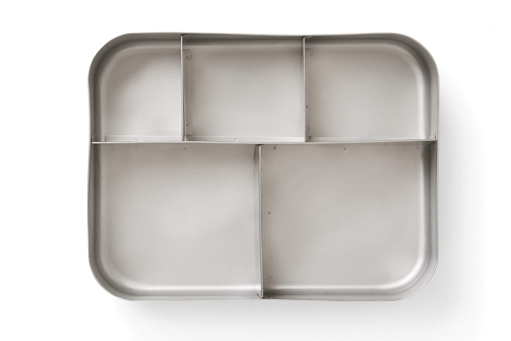 Bits Kits Stainless Steel Bento Box Lunch and Snack Container for Kids and Adults, 5 Sections