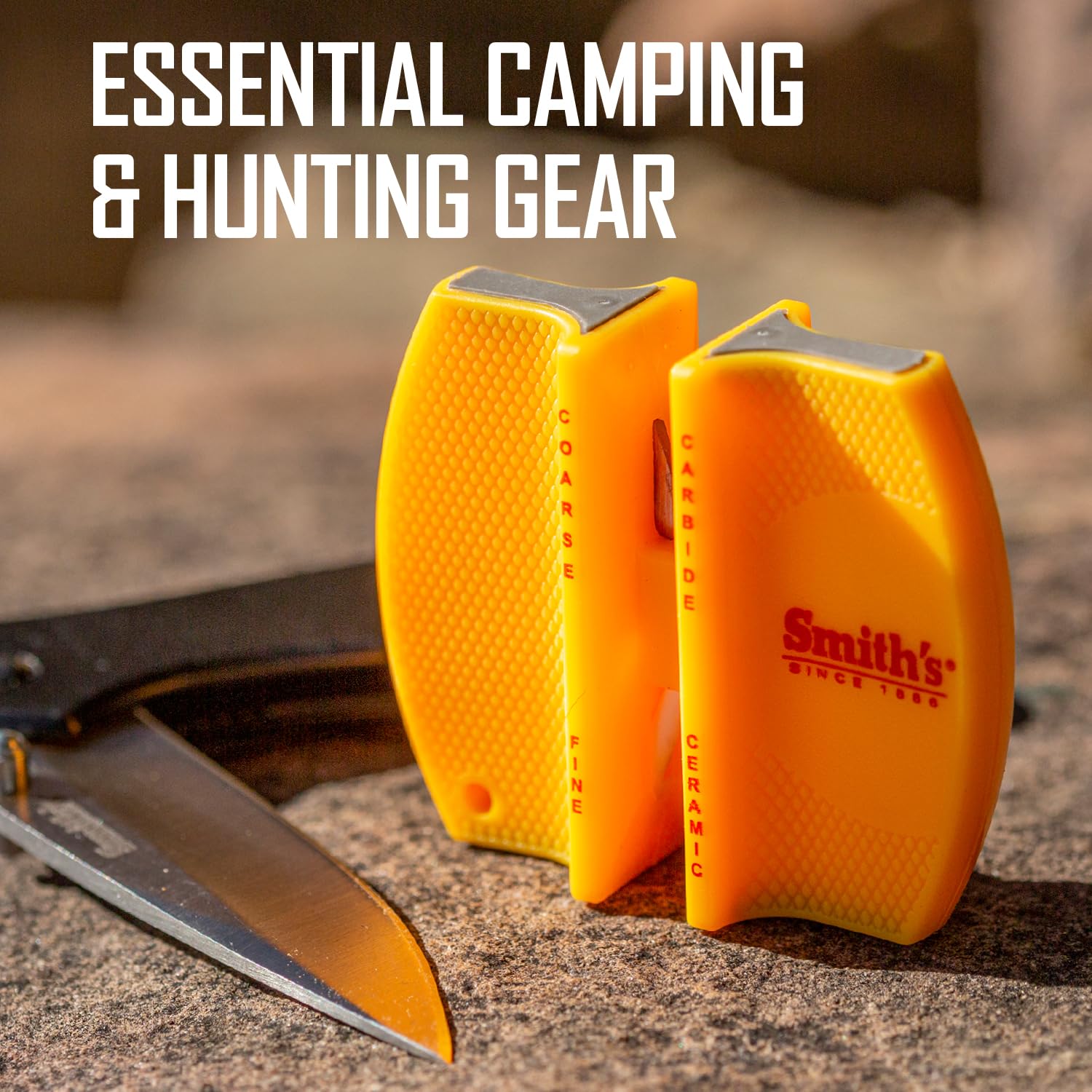 Smith's CCKS 2-Step Knife Sharpener , Yellow