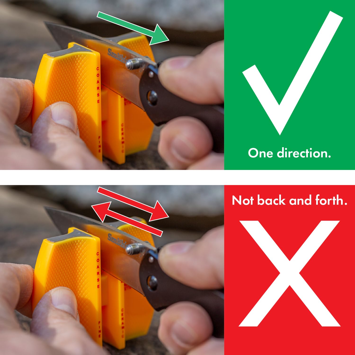Smith's CCKS 2-Step Knife Sharpener , Yellow