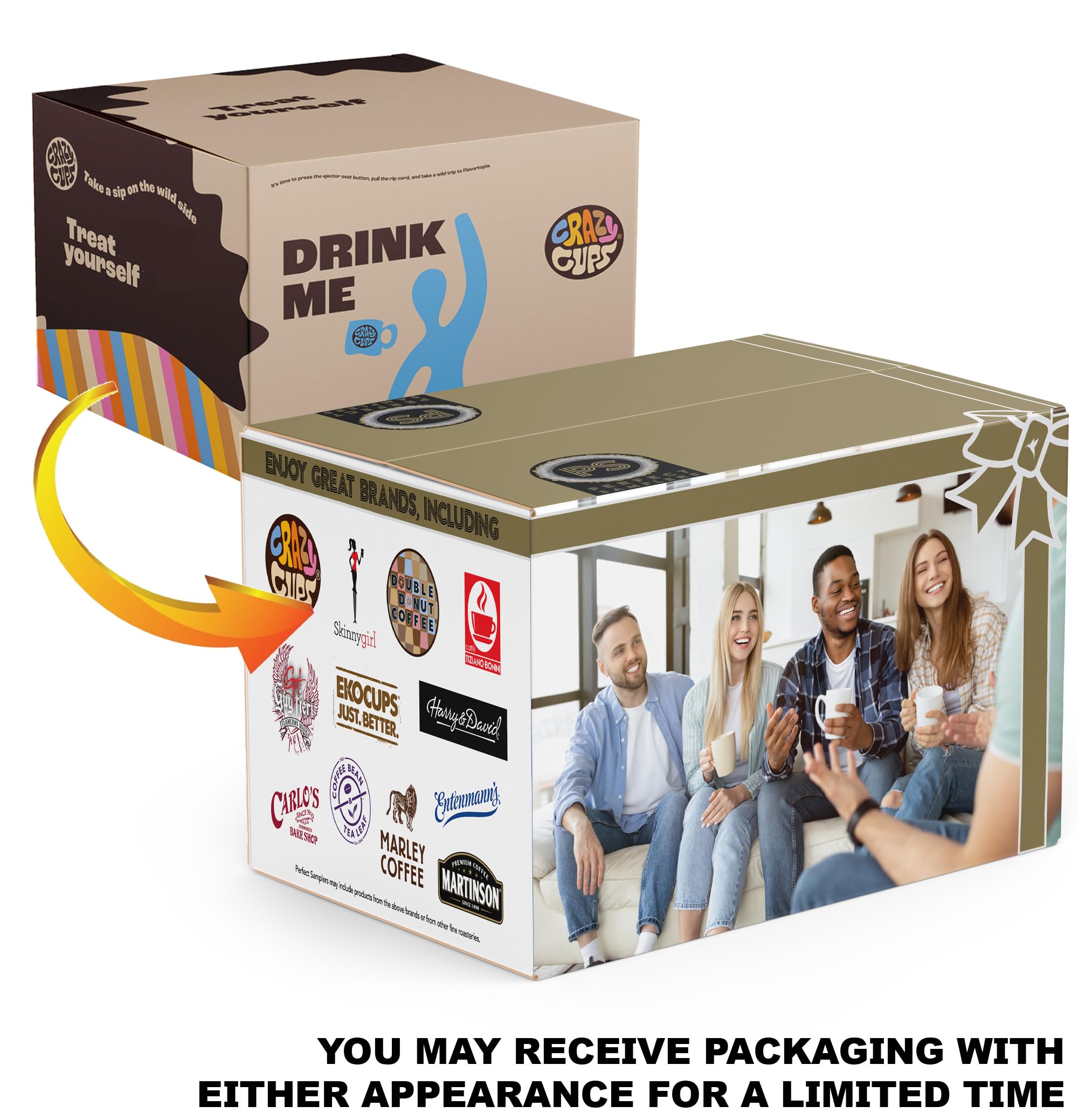 Perfect Samplers Dark Roast Coffee Pod Variety Pack - Pack for Keurig K Cups Coffee Makers, Bold 40 Count