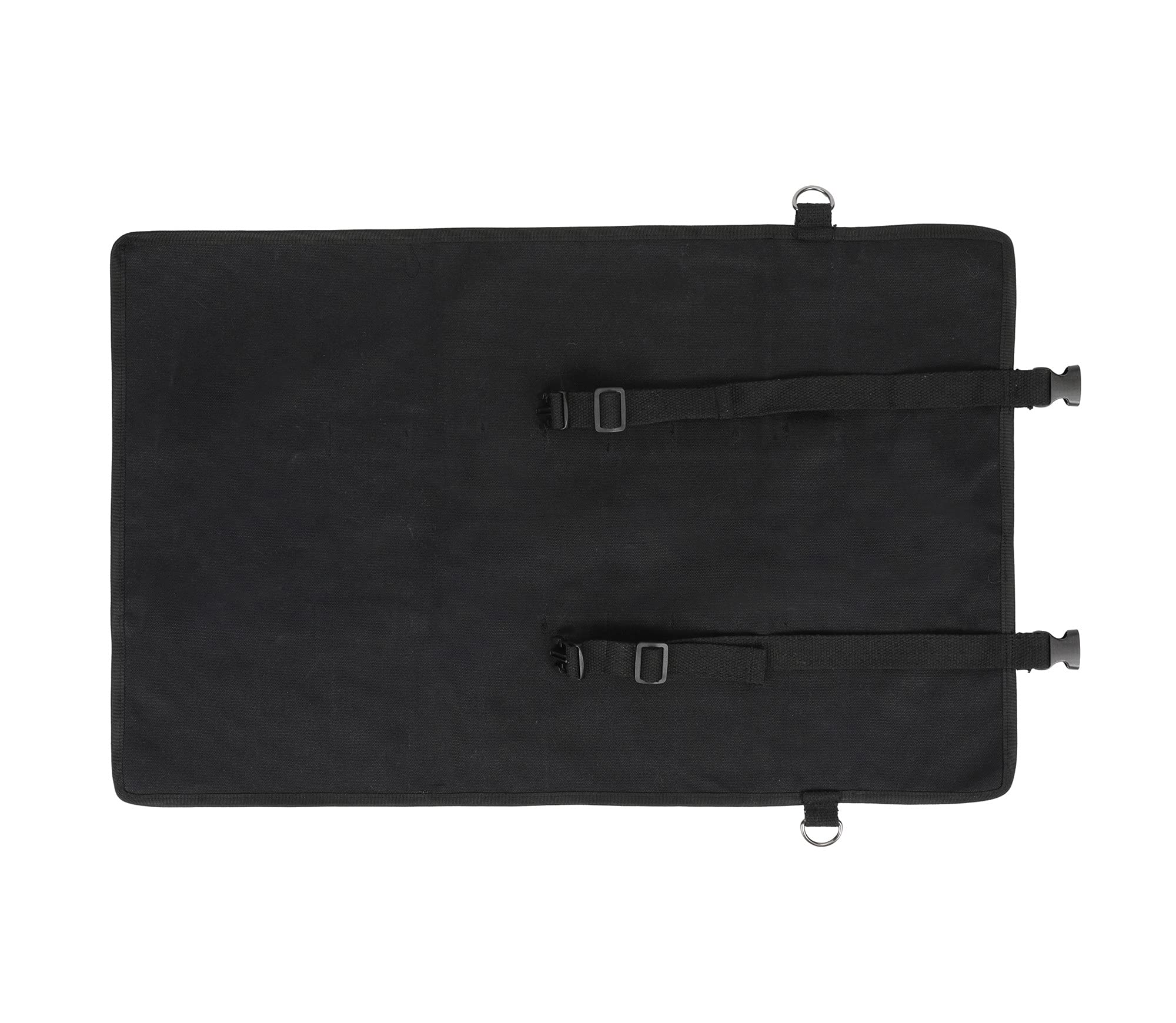 Chef's Knife Roll Bag With 10 Slots And 1 Large Zipper Pocket, Heavy Duty 16oz Waxed Canvas Knife Case