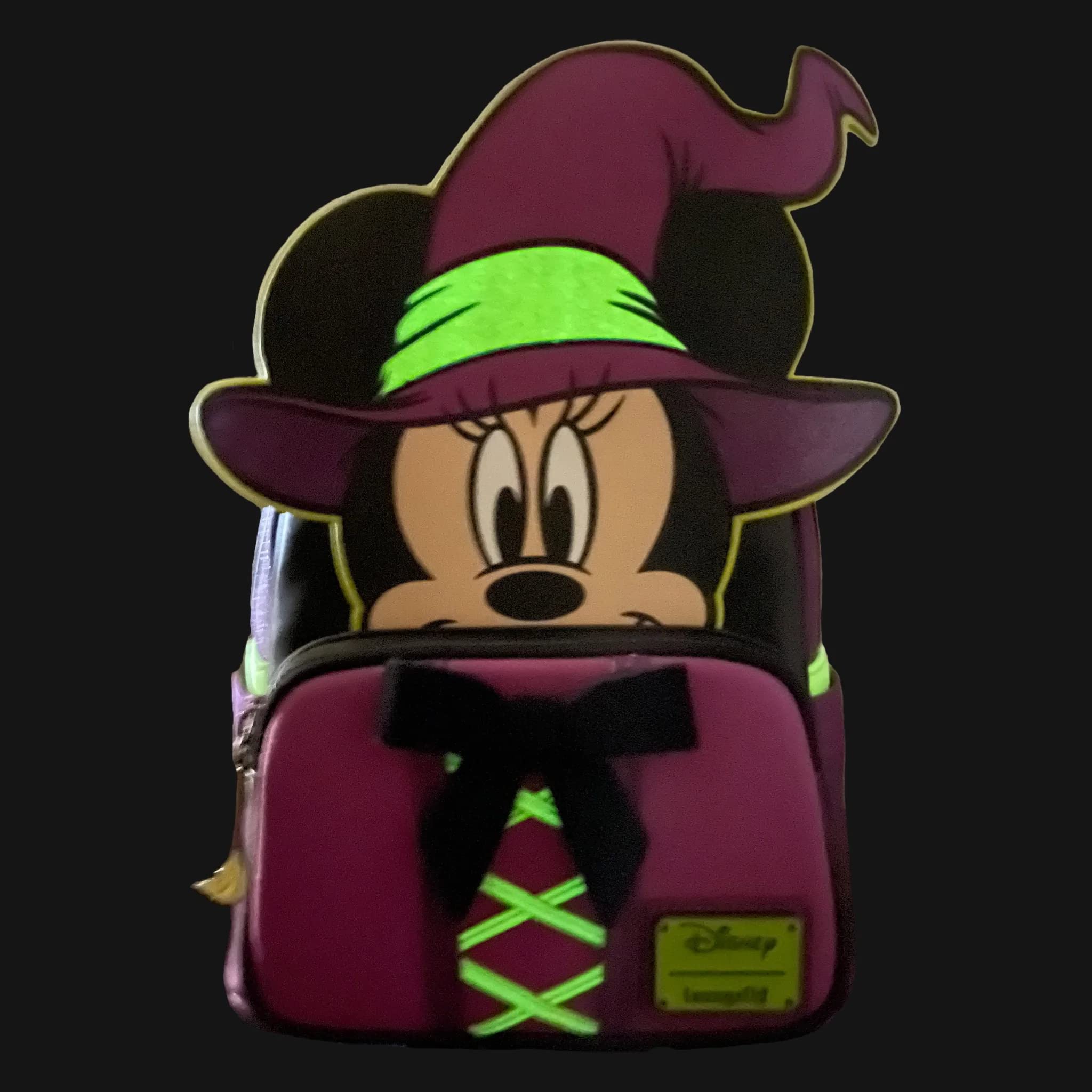 Loungefly Disney Wickedly Cute Witch Minnie Cosplay GITD Mini Backpack - BCT Exclusive