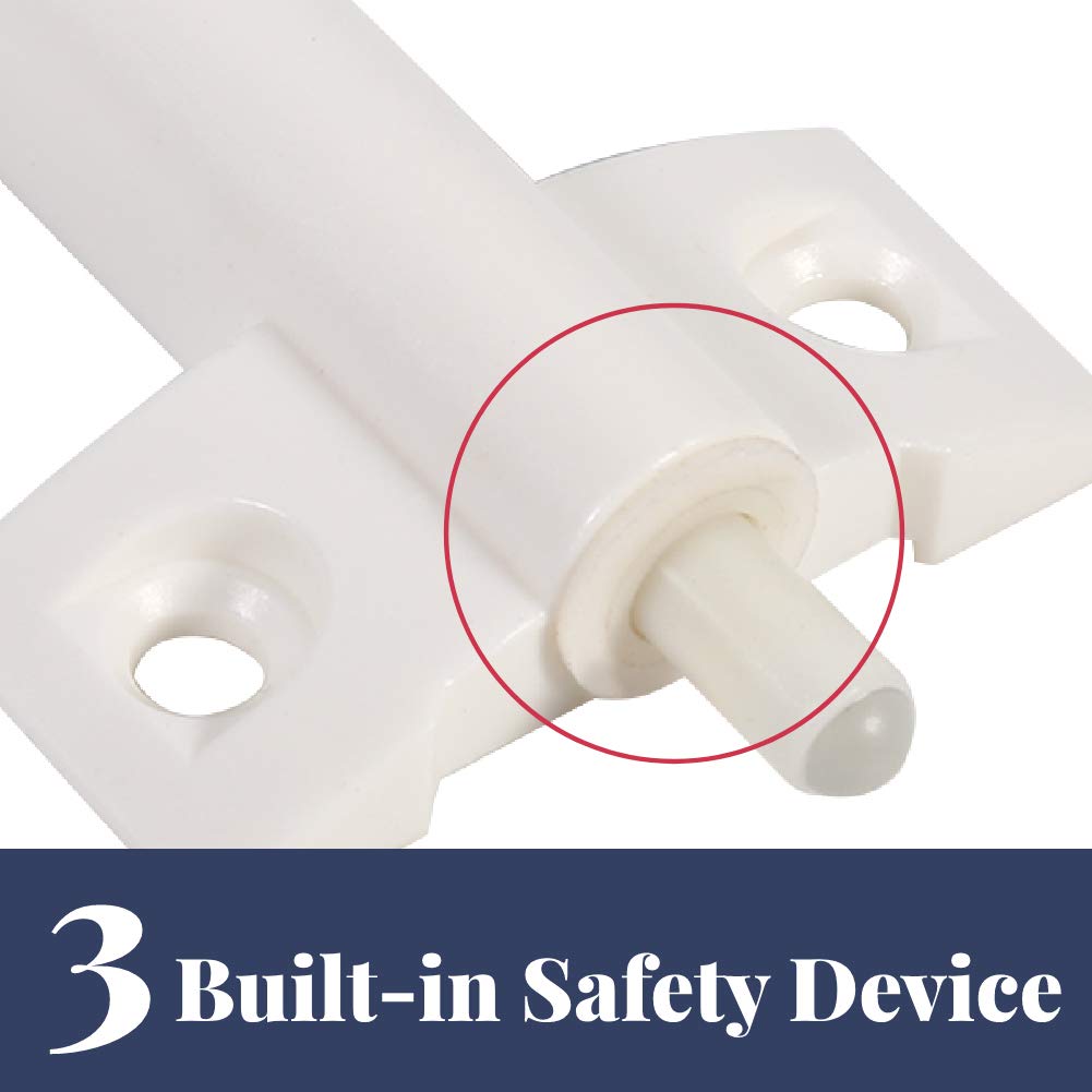 Home Kitchen Cabinet Door Drawer Soft Quiet Closer Damper Buffers Cushion , 20pcs(White)