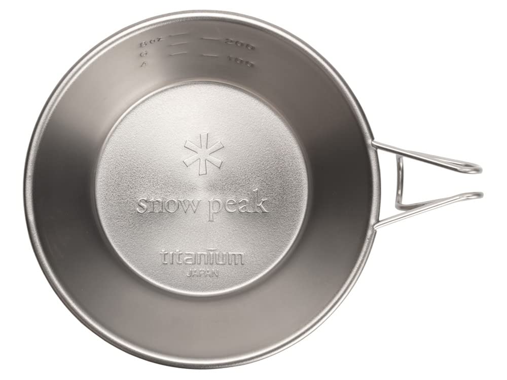 Snow Peak Ti-Backpackers Cup - Sturdy and Durable - Cooking and Measuring - 4.8 x 1.75 in
