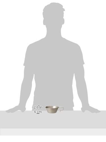 Snow Peak Ti-Backpackers Cup - Sturdy and Durable - Cooking and Measuring - 4.8 x 1.75 in