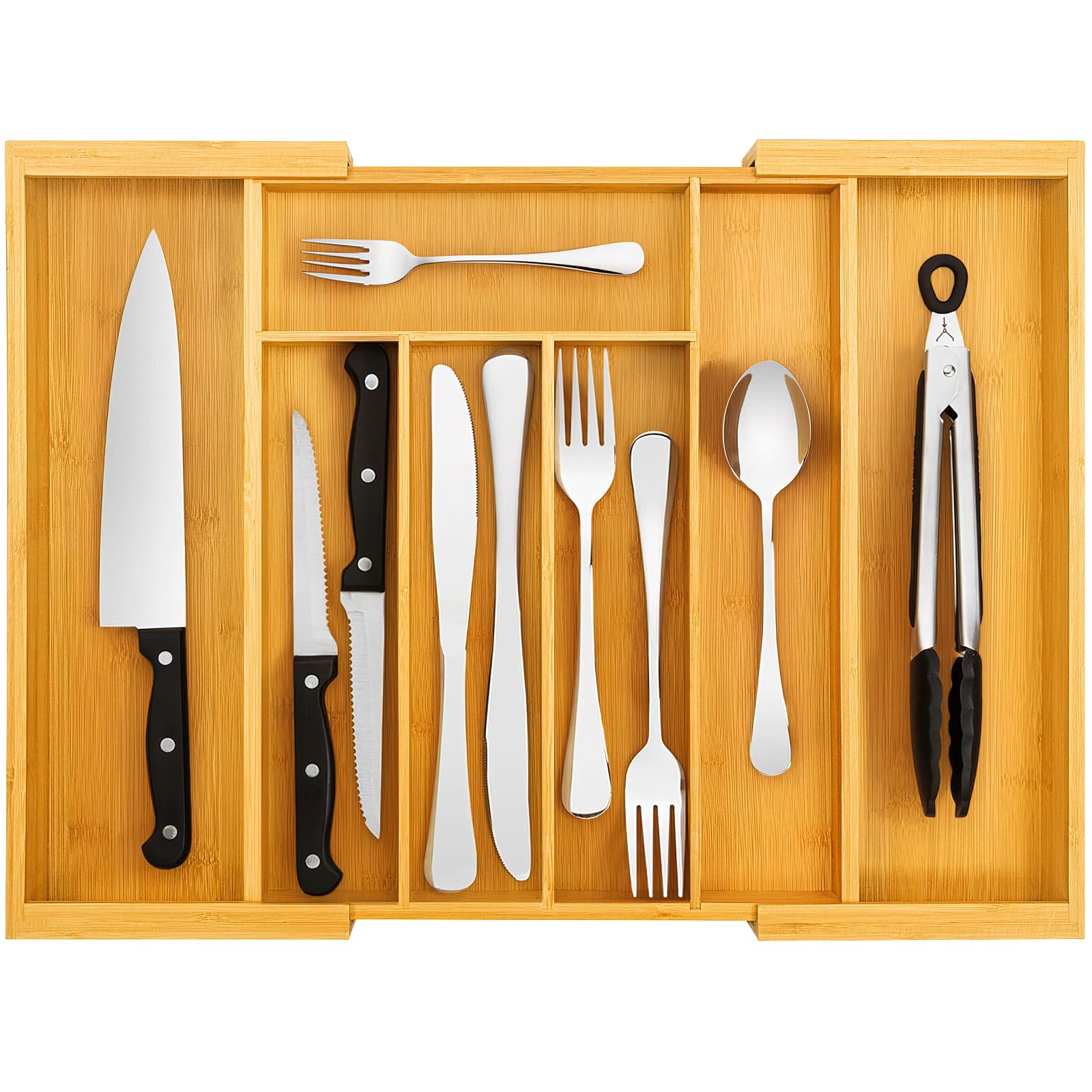 2 Pack Bed Tray Table & 2 Pack Silverware Organizer