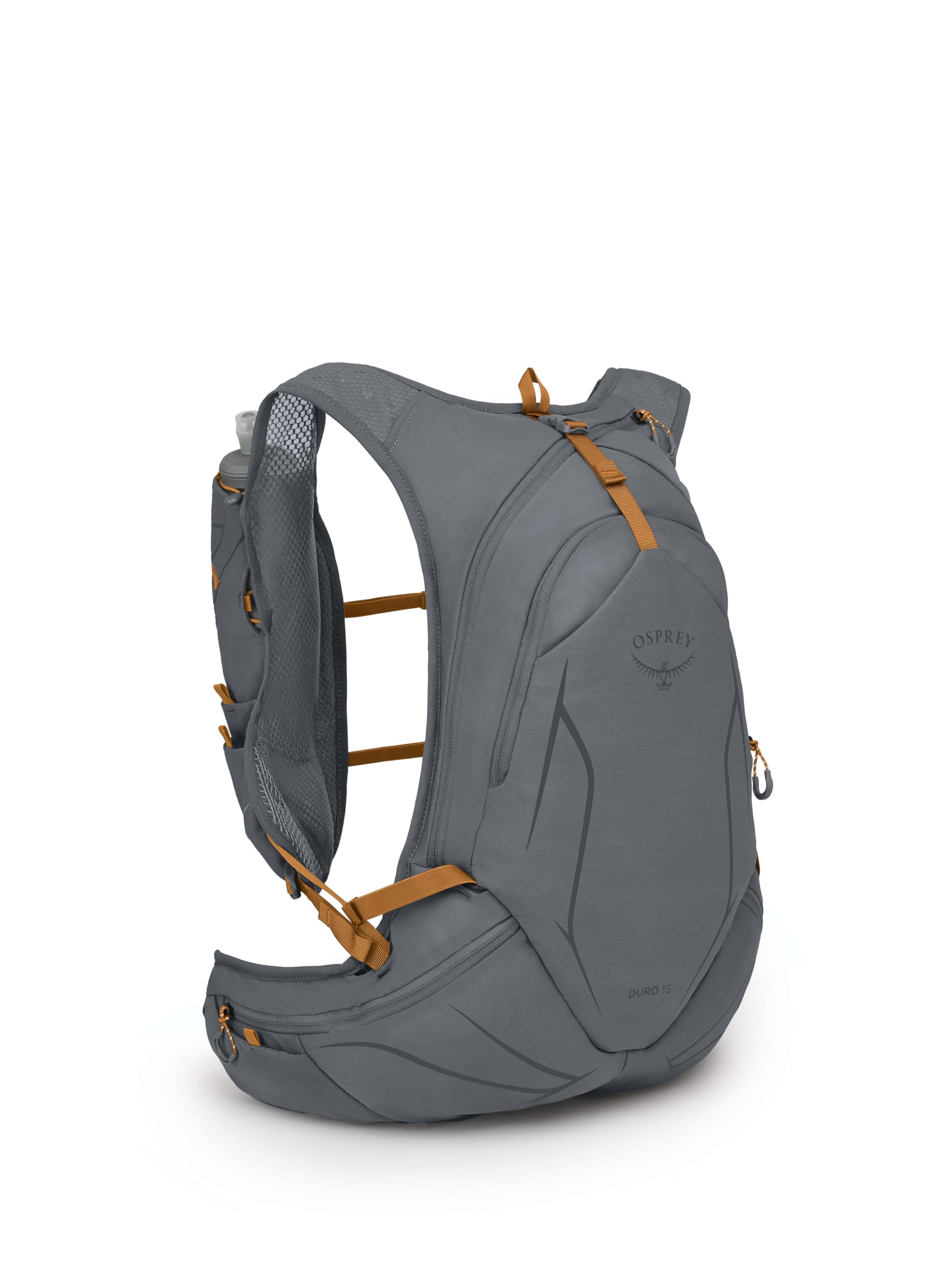 Osprey Duro 15 Men's Running Hydration Vest with Hydraulics Reservoir, Charcoal Grey, Large/X-Large