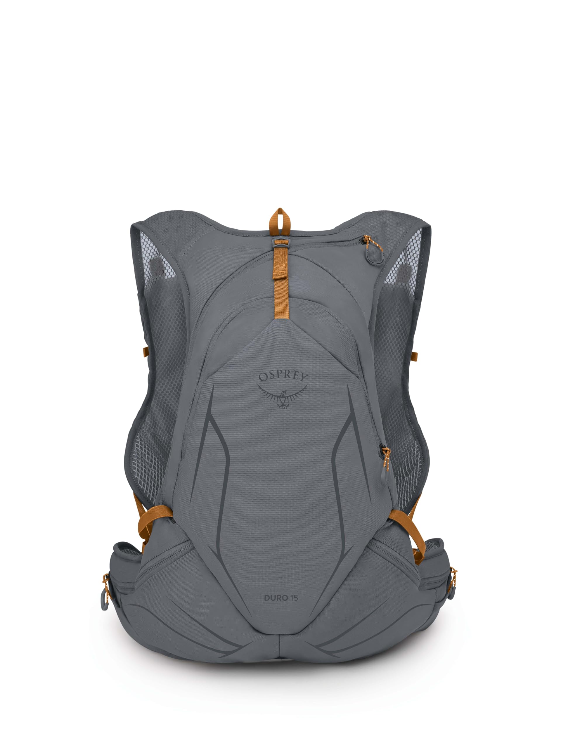 Osprey Duro 15 Men's Running Hydration Vest with Hydraulics Reservoir, Charcoal Grey, Large/X-Large