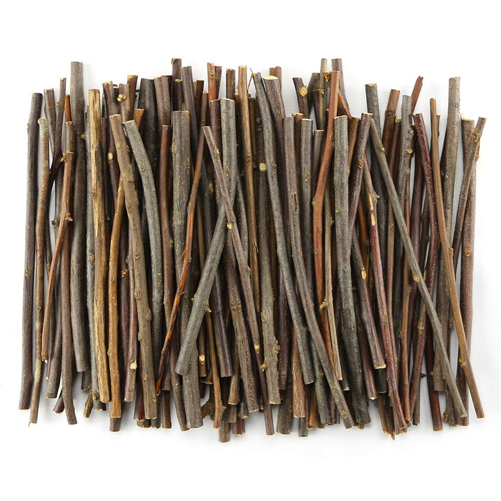 TKOnline 100Pcs 10cm 0.1-0.2 Inch in Diameter Wood Log Sticks for DIY Crafts Photo Props Craft Sticks,Wood Crafts,Sticks inch,Wood Sticks,Wood Craft Sticks,Photo Stick,Photo Props,Wood logs
