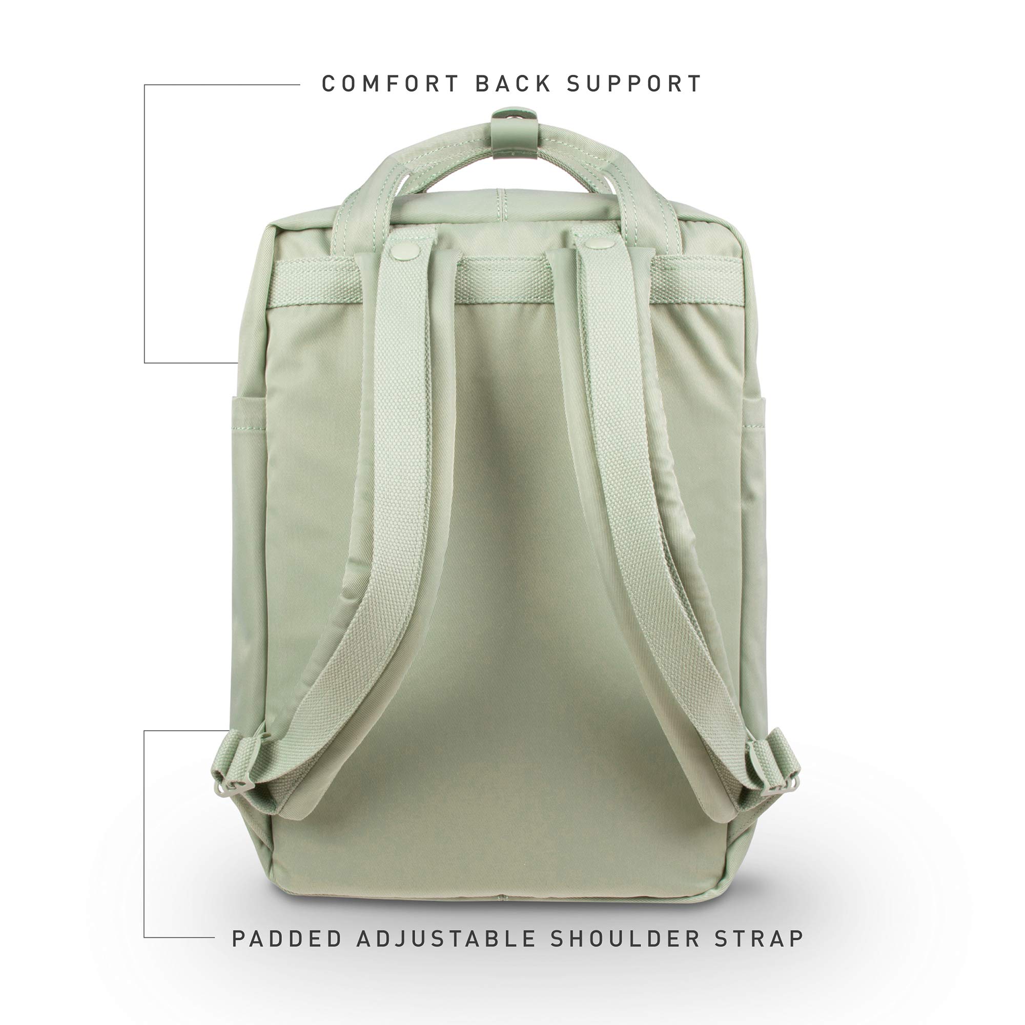 Doughnut Macaroon Nature Pale Series 16L Travel School Ladies College Girls Lightweight Commuter Casual Daypacks Bag Backpack (Soft Sunrise)