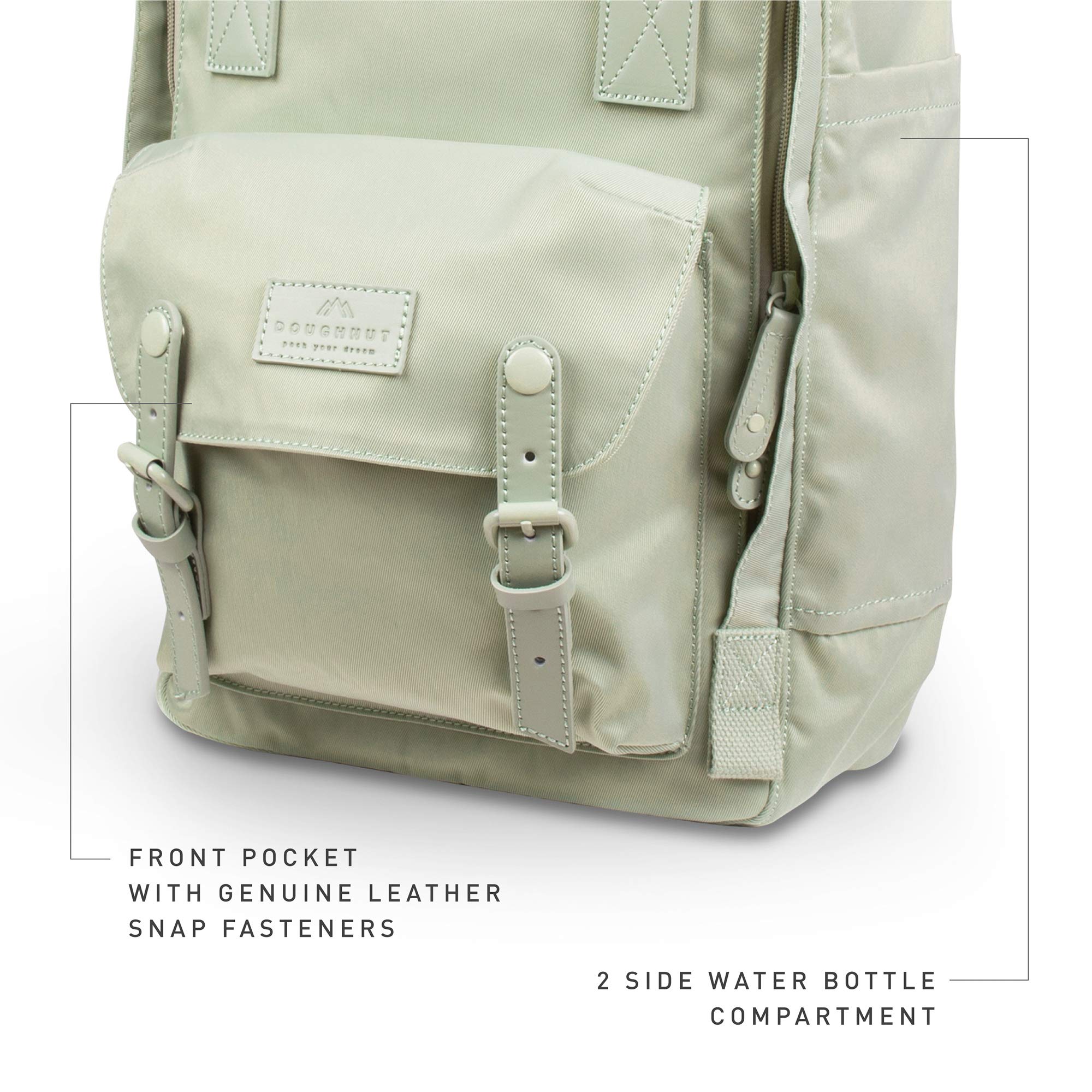 Doughnut Macaroon Nature Pale Series 16L Travel School Ladies College Girls Lightweight Commuter Casual Daypacks Bag Backpack (Soft Sunrise)