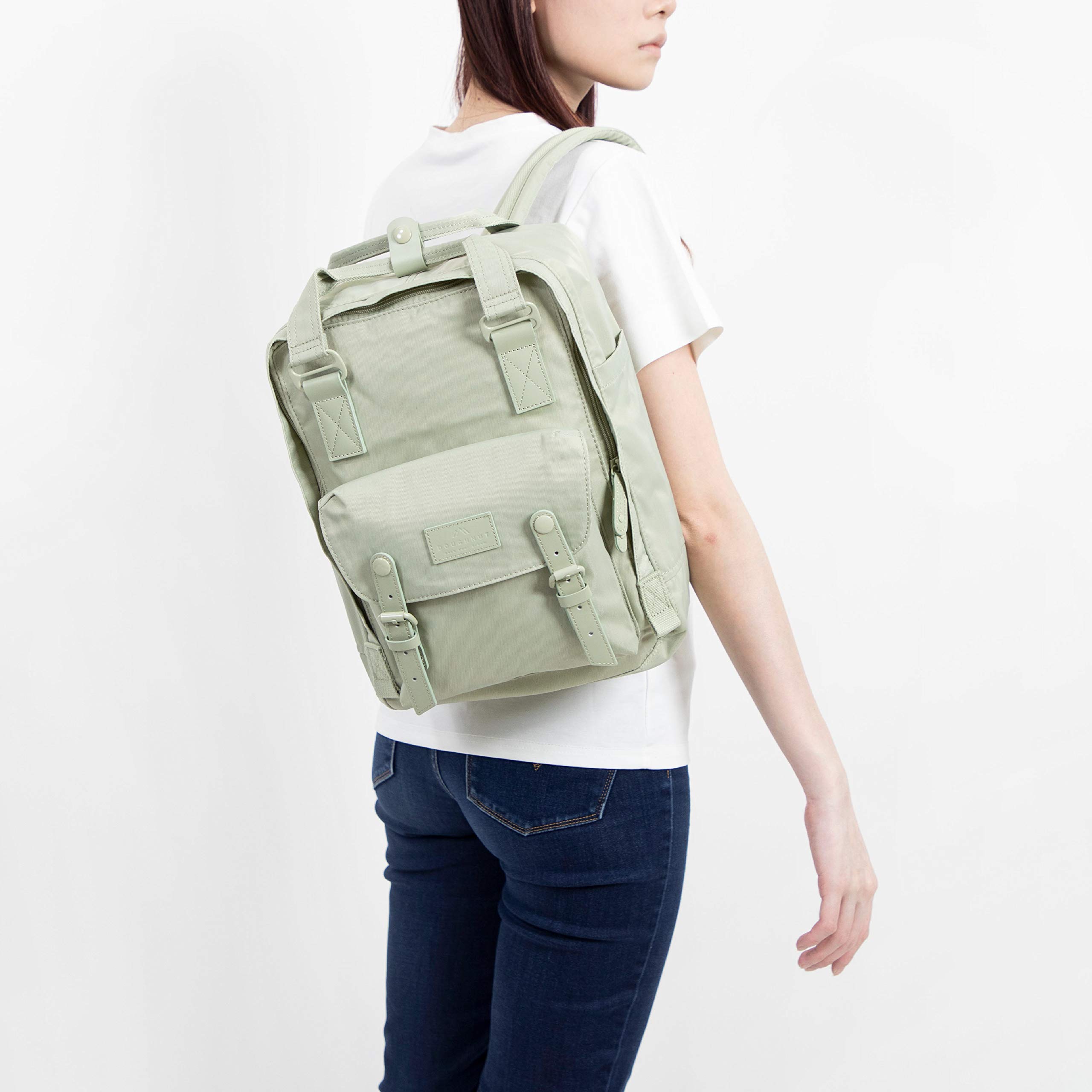 Doughnut Macaroon Nature Pale Series 16L Travel School Ladies College Girls Lightweight Commuter Casual Daypacks Bag Backpack (Soft Sunrise)