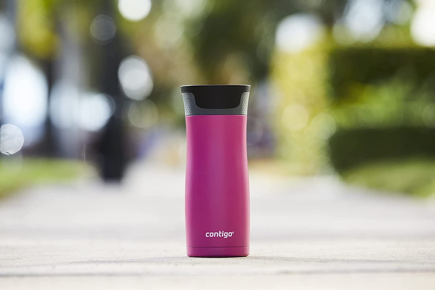 Contigo AUTOSEAL West Loop Vacuum-Insulated Stainless Steel Travel Mug, 16 oz, Dragonfruit