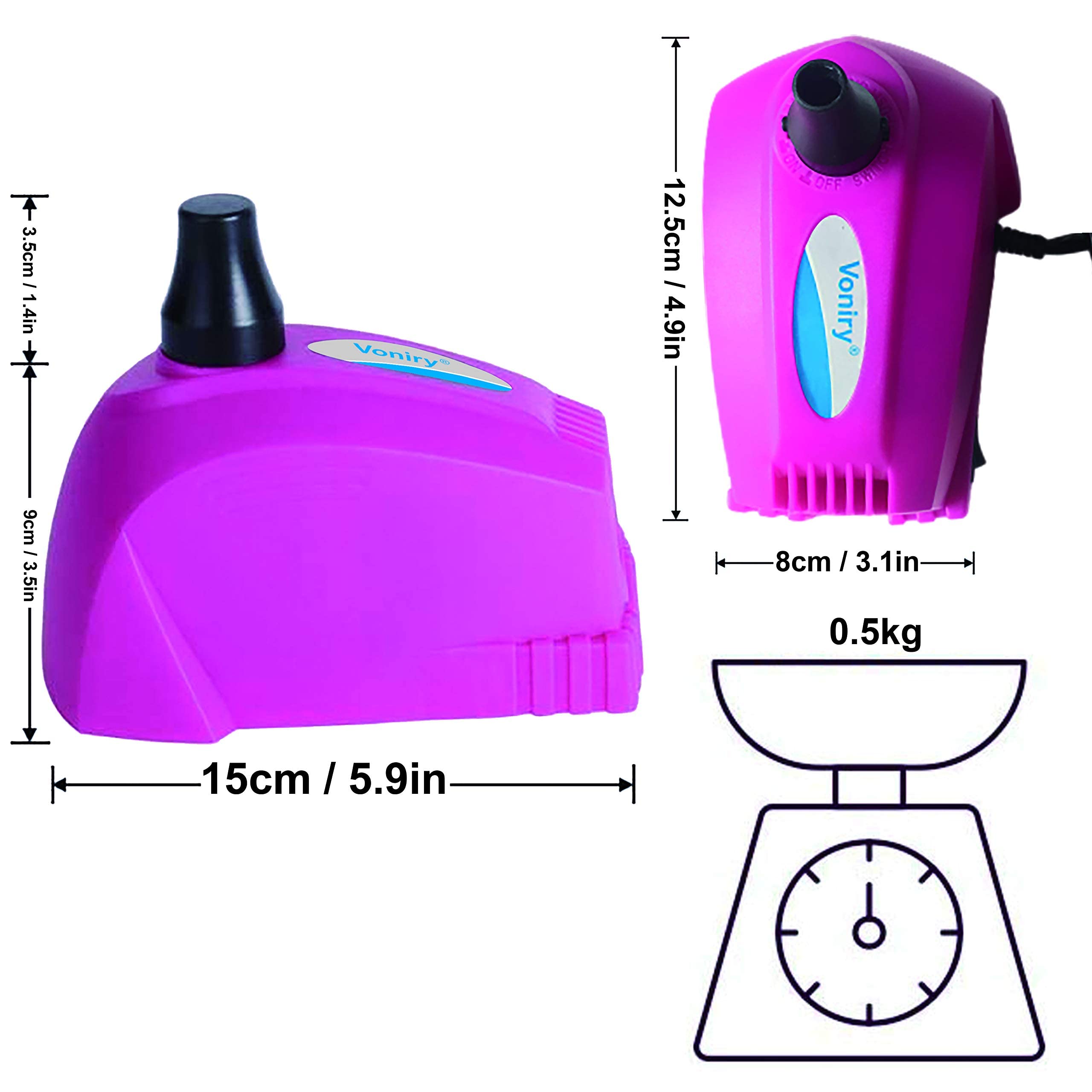 Balloon Pump Multifunction Portable Balloon Inflator Air Blower for Party/Wedding/Business Celebration Deco