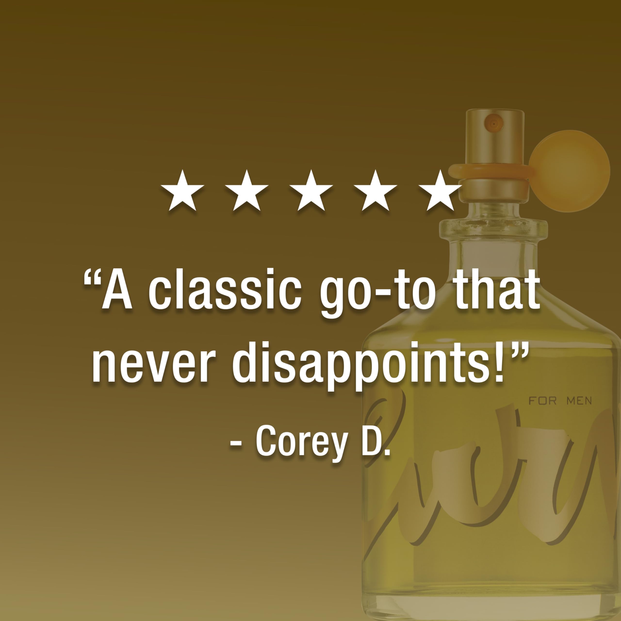 Men's Cologne Fragrance Spray by Curve, Spicy Wood Magnetic Scent for Day or Night, 6.8 Fl Oz