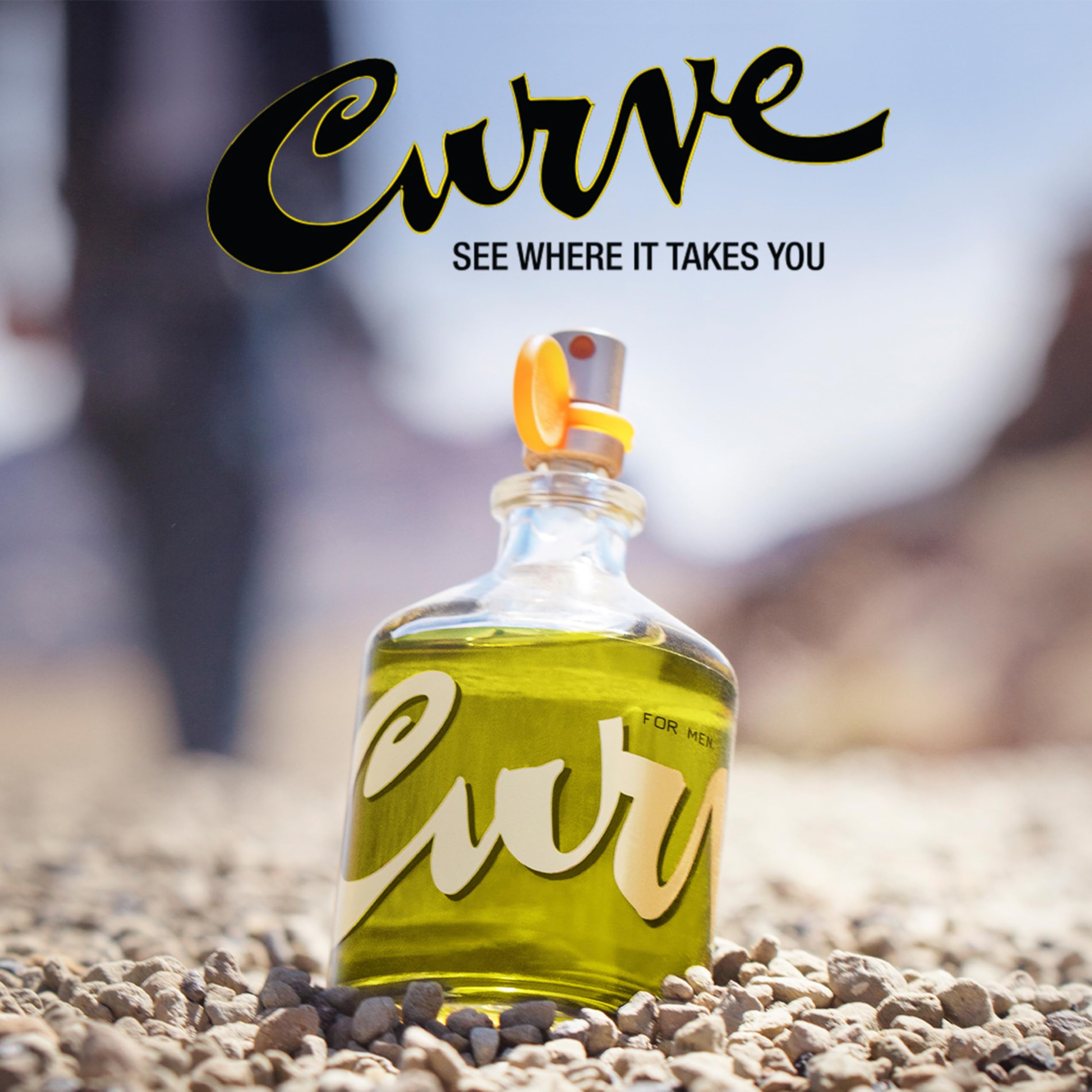 Men's Cologne Fragrance Spray by Curve, Spicy Wood Magnetic Scent for Day or Night, 6.8 Fl Oz