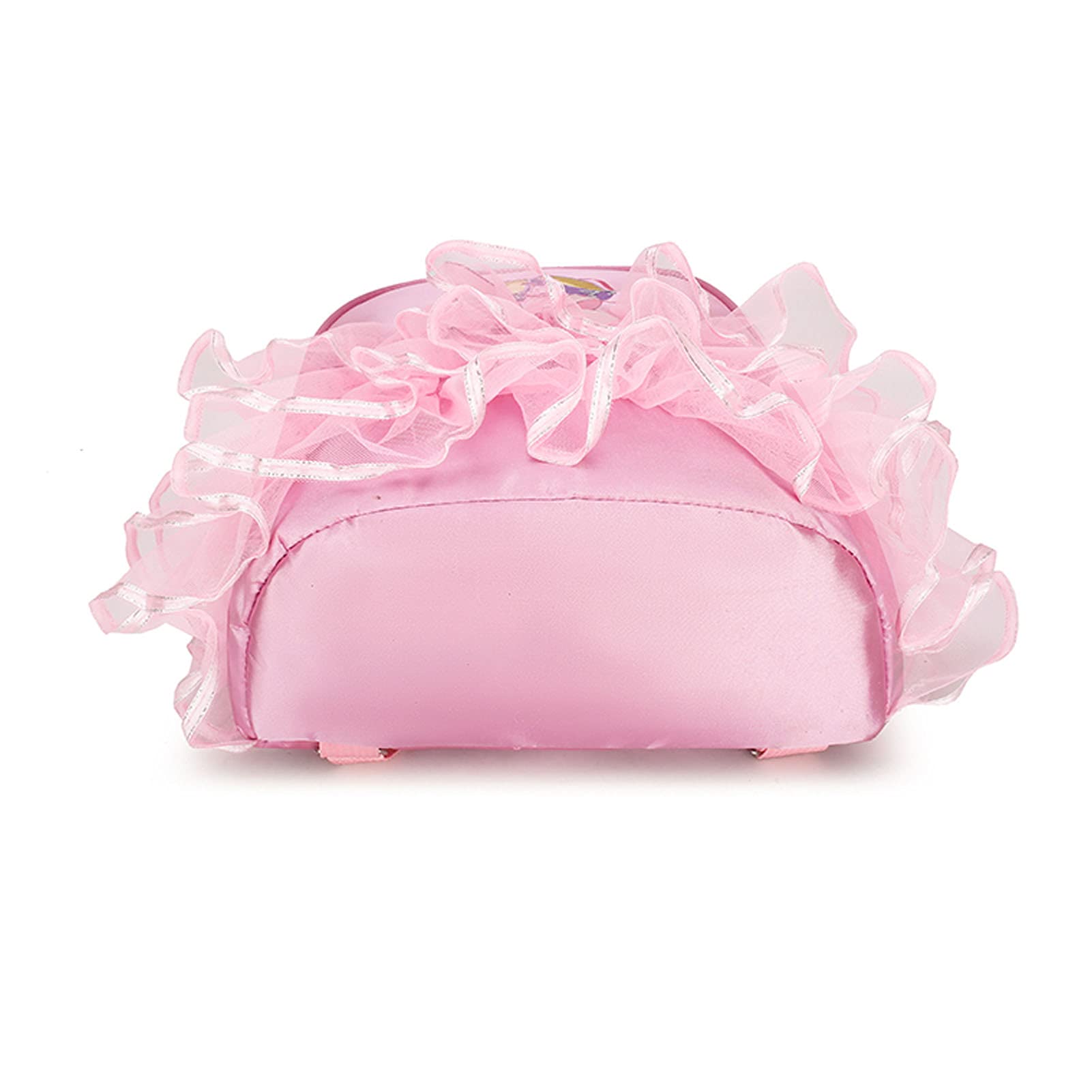 Yitengteng Princess Ballerina Backpack Dance Bag for Toddler Girls Nylon Backpack (Pink dance shoes)