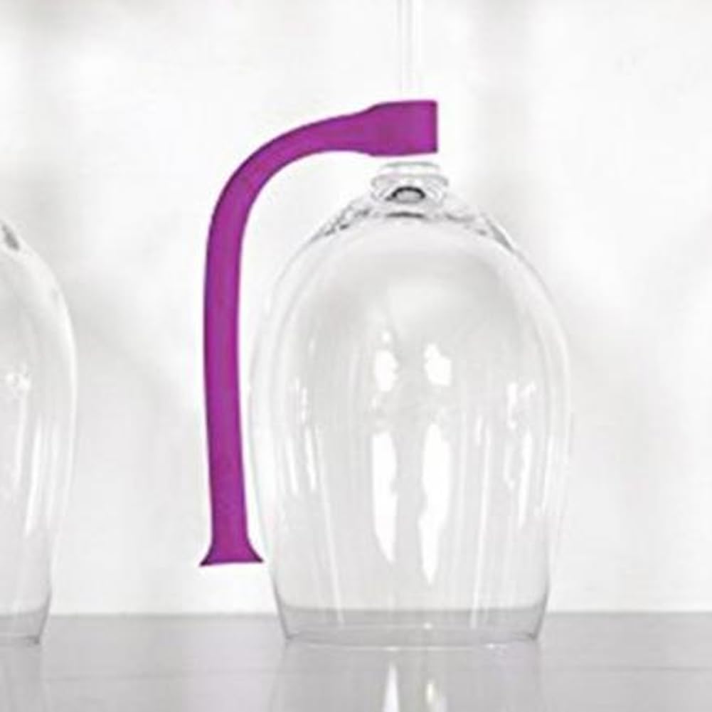 Flexible and Adjustable Wine Glass Dishwasher Holder for Wine Glass Stemware Saver