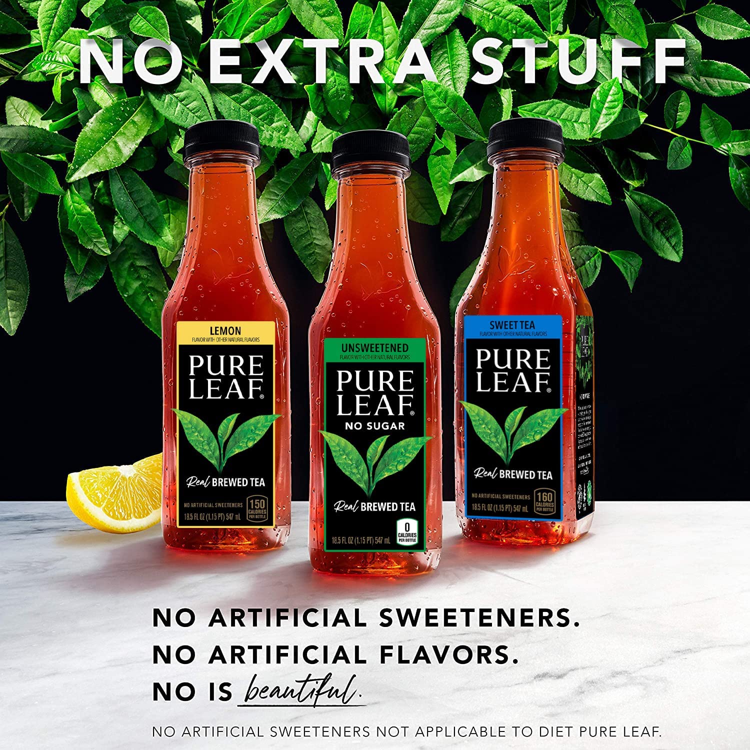 Pure Leaf Iced Tea, Sweetened Variety Pack, 18.5 fl oz. bottles (12 Pack)
