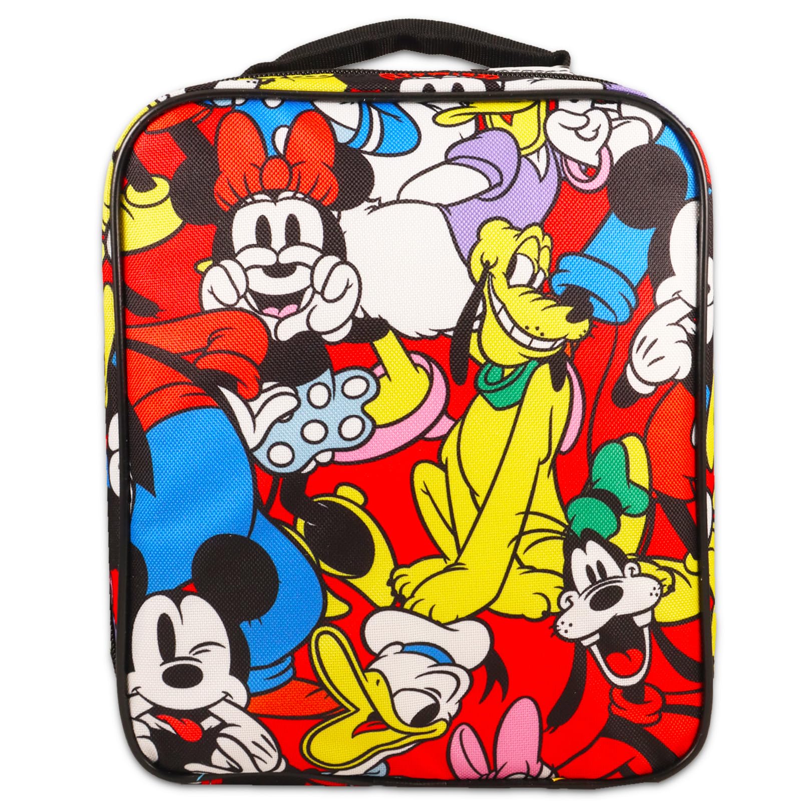 Disney Mickey Mouse Mini Backpack - Bundle with 11 Inch Mickey Backpack, Disney Look and Find Activity Cards Tin Lunch Box with 2 Disney Hidden Pictures Board Booklets