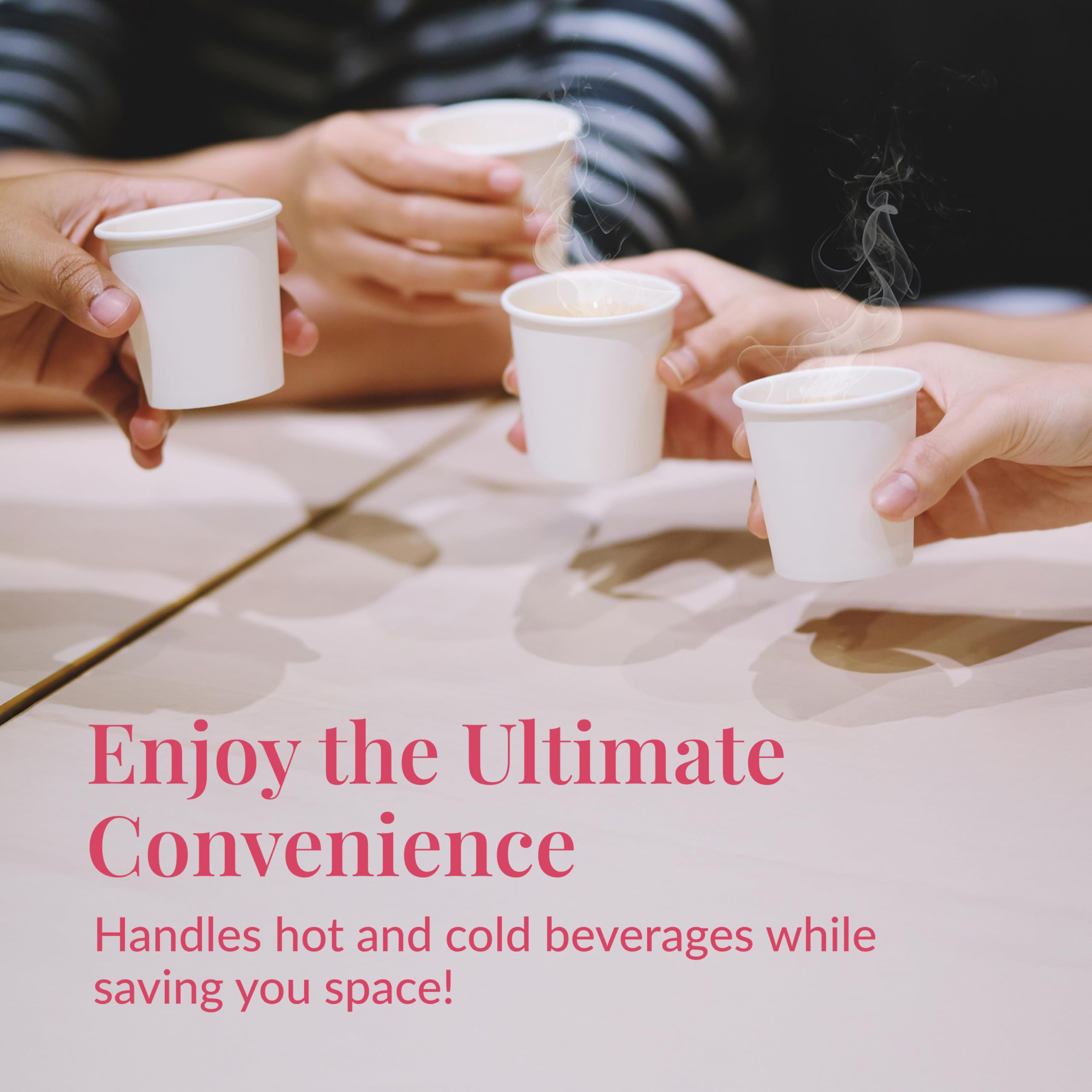 Prestee 500 Pack 3 Oz Paper Cups - Disposable Cups | Espresso Cups | Bathroom Cups 3 Oz Paper | Mouthwash Cups | Small Paper Cups | 3 Oz Bathroom Cups 3 Oz Paper | Small Cups
