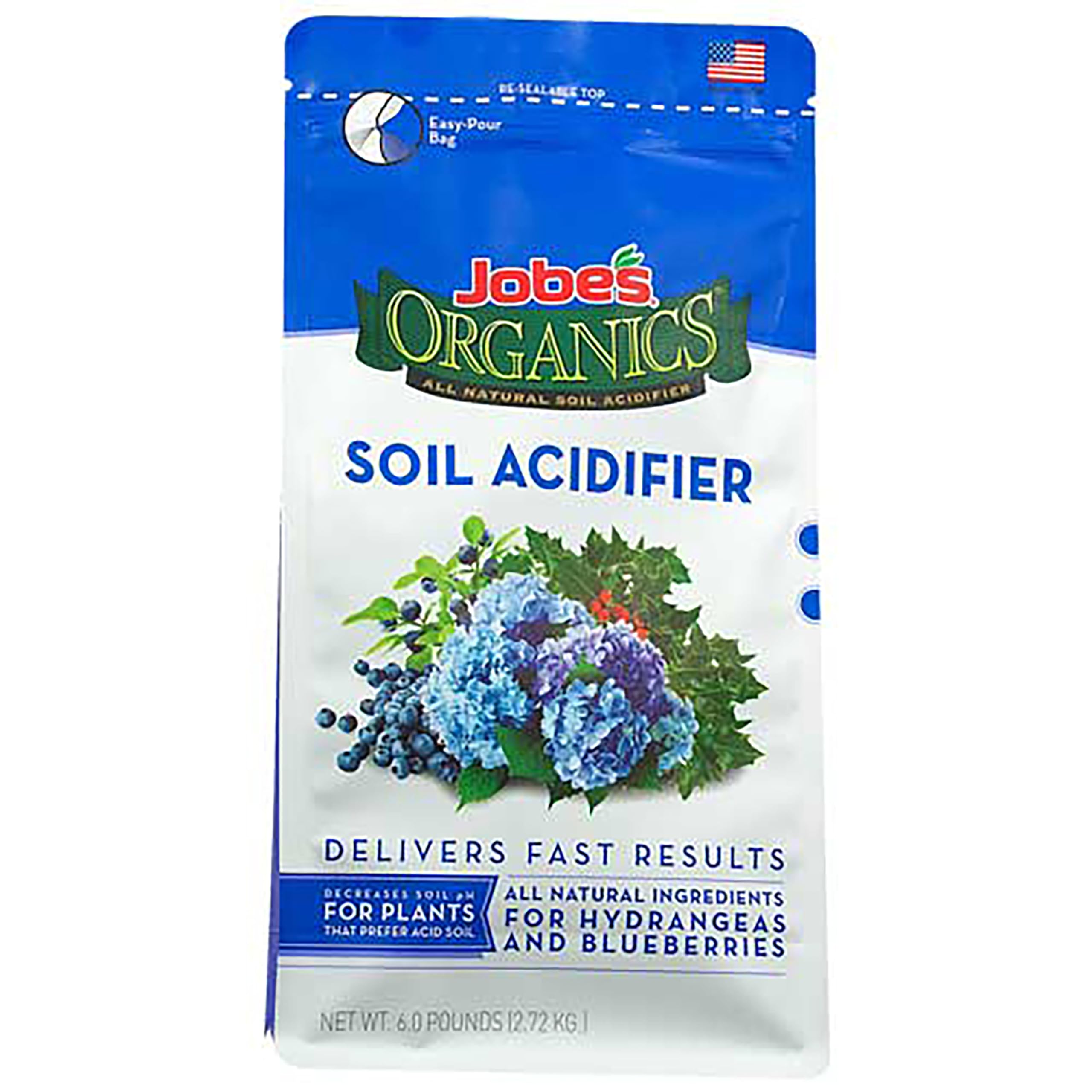 Jobe's Organics, 09364, Soil Additive, Soil Acidifier, 6lbs, Brown
