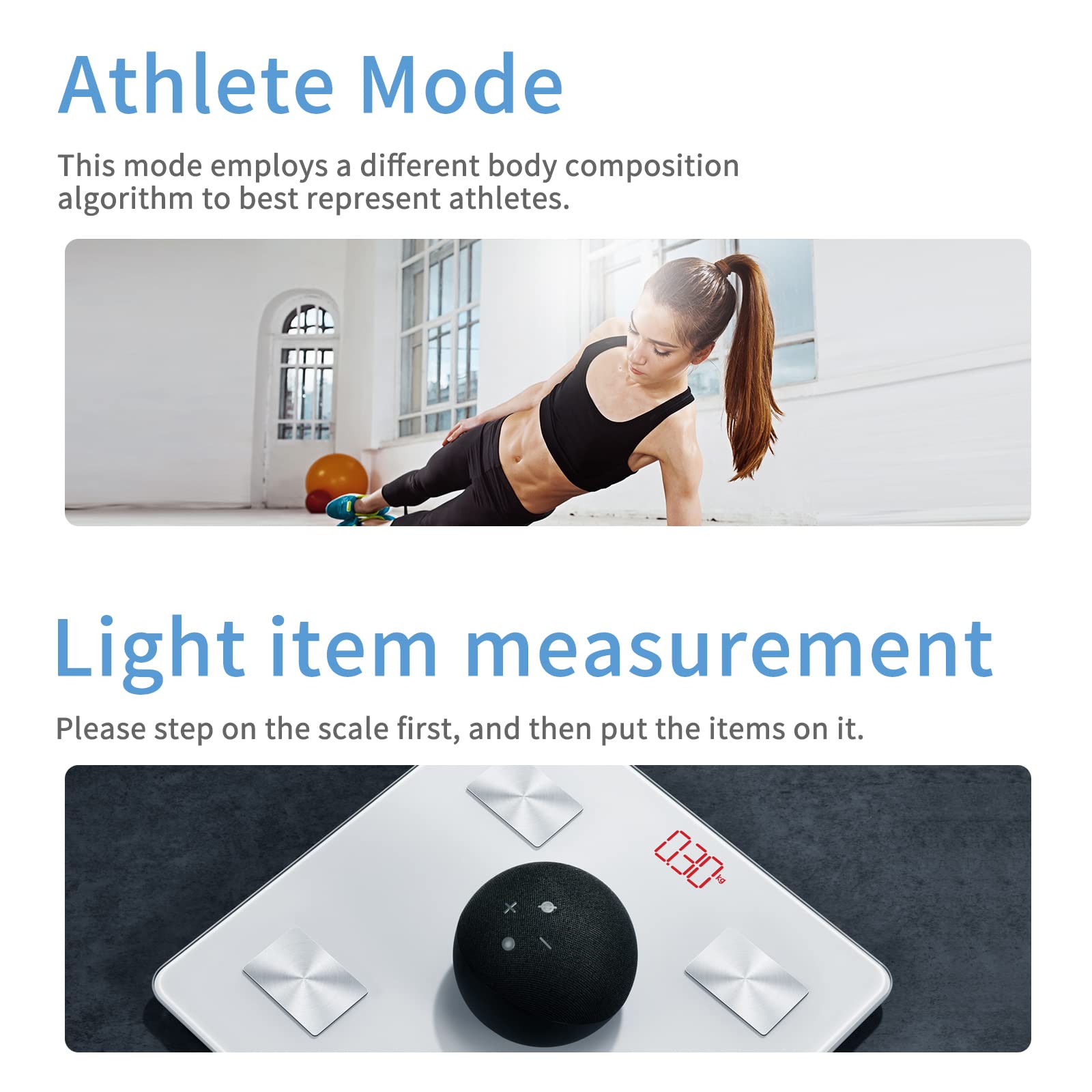 arboleaf Scale for Body Weight, Highly Accurate Weight Scale, Smart Bathroom Scale, 14 Key Body Composition Analysis Sync Apps, 5 to 400 lbs White