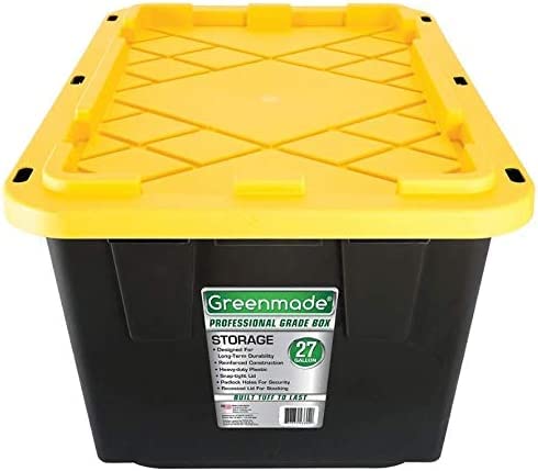Greenmade 27 gallon storage container 3 pack