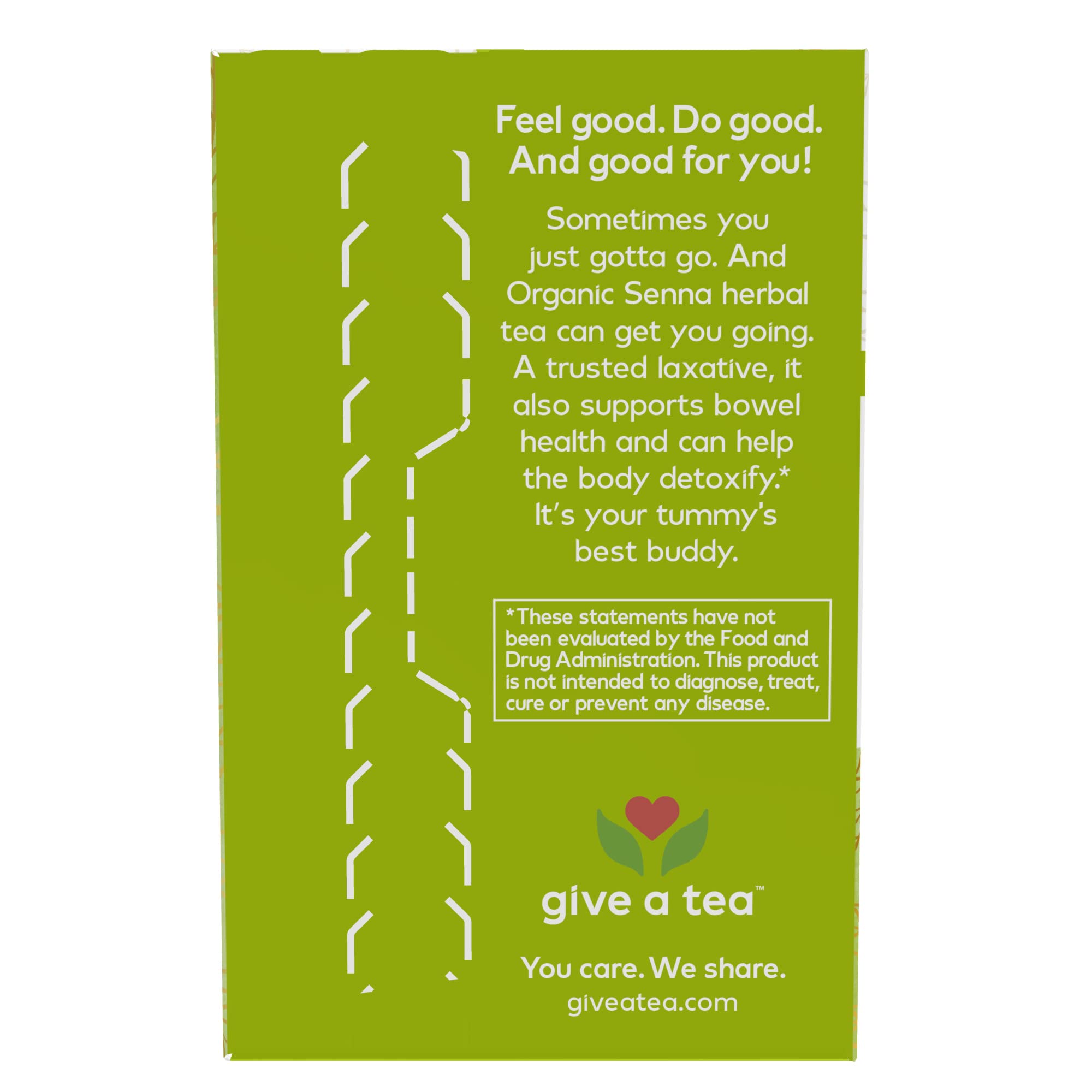 NOW Foods, Certified Organic Senna Tea, Caffeine Free, Relieving, Non-GMO, Premium Unbleached Tea Bags with No-Staples Design, 24-Count