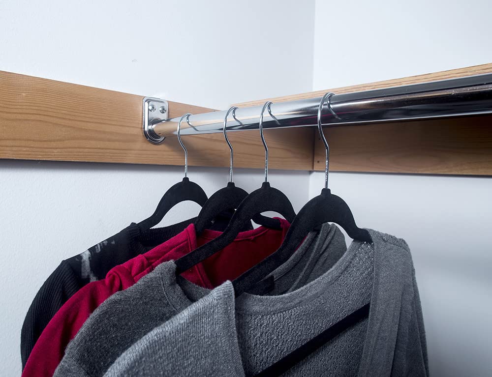 Design House 206052 Adjustable 48 72-inch Closet Rod, Polished Chrome, inch inch