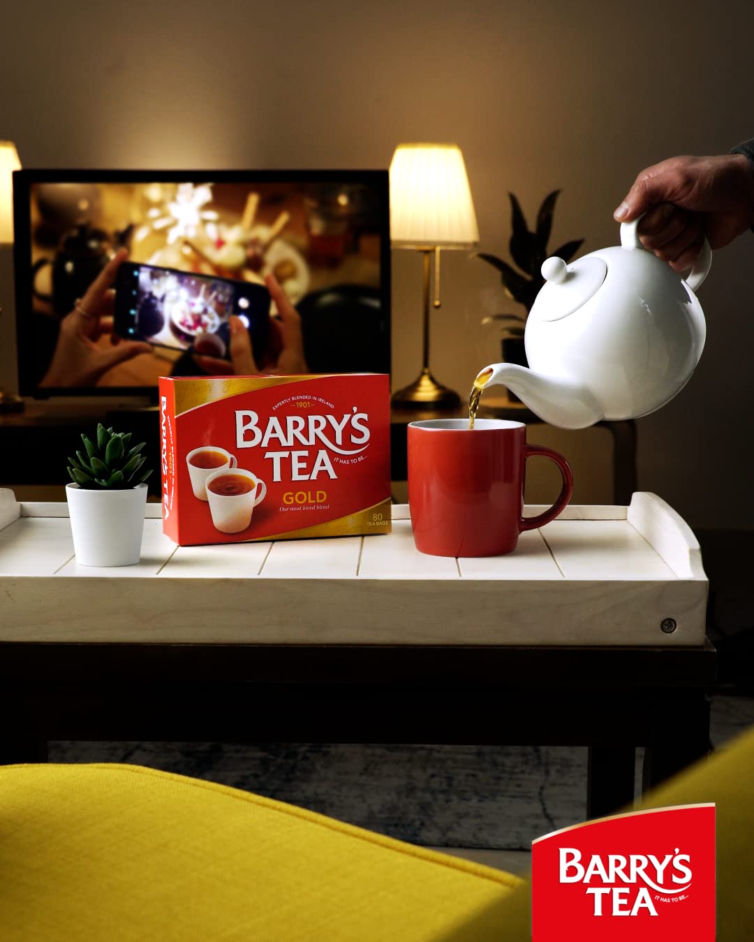 Barrys Tea Gold Blend Tea bags - 80 Count