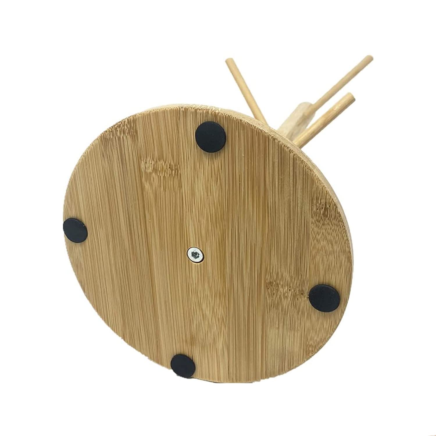Tsyware Bamboo Wood Mug Rack Tree, Organic Bamboo Mug Holder, Mug Hook, Removable Mug Stand,Coffee Tea Cup Dryer with 6 Hooks,Decoration Counter Coffee Bar Accessories