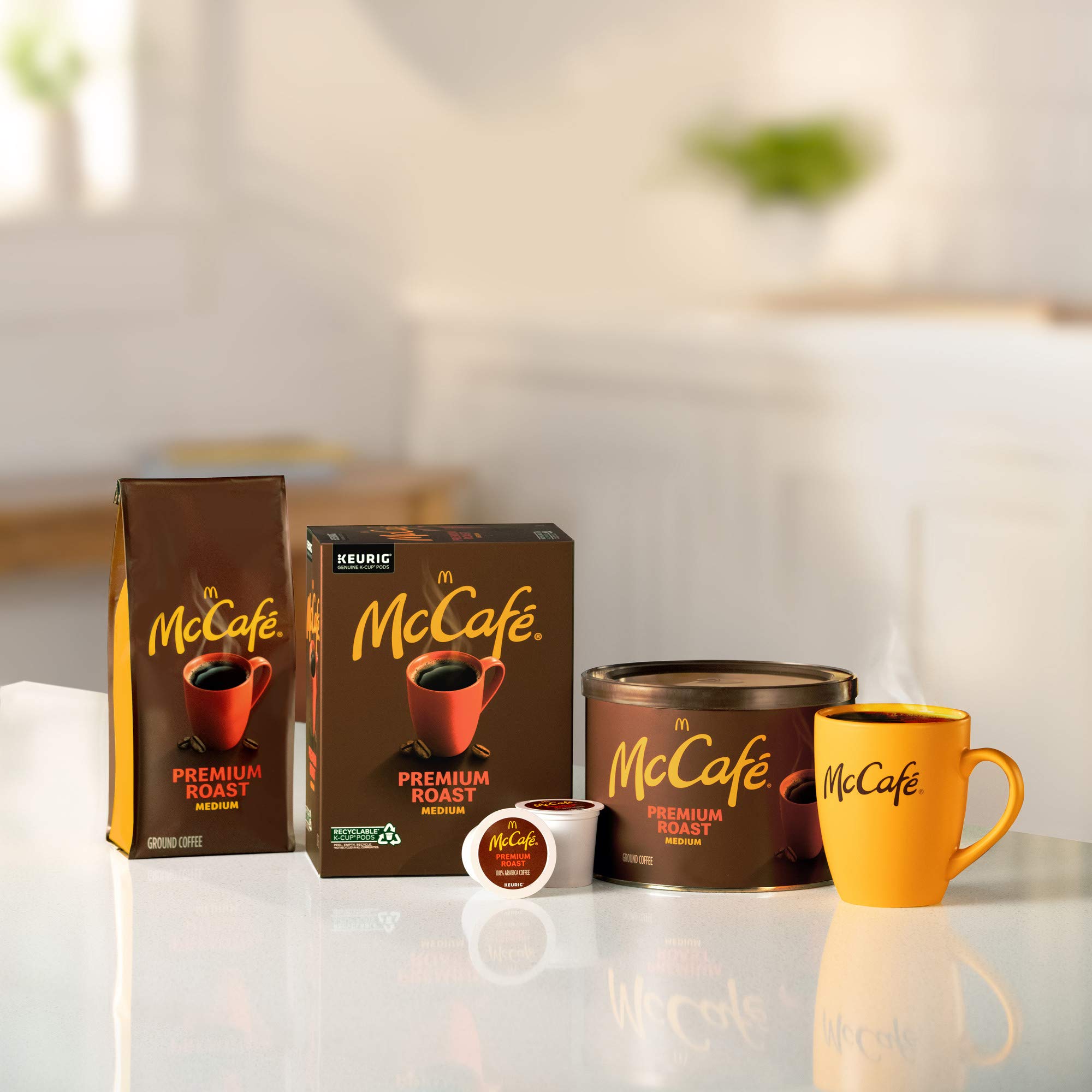 McCafe Premium Medium Roast K-Cup Coffee Pods, Premium Roast, 84 Count