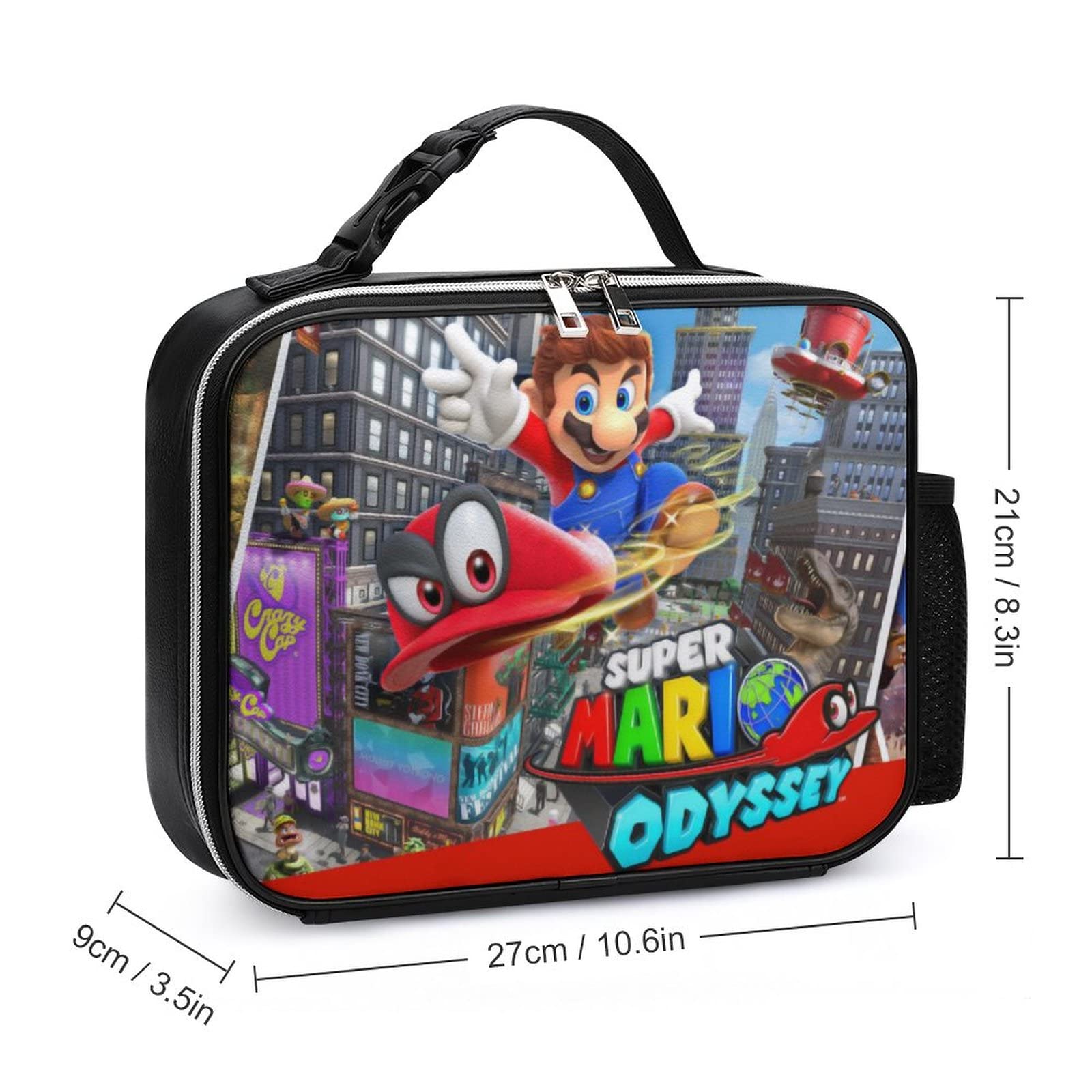 SCGOLD Anime Backpacks Sets, Cartoon Animal Laptop Backpack Daypack 3D Printed Schoolbag 3 piece for Girls Boys Teens Elementary Middle School Bookbag Combo Set with Lunch Box and Pencil Bag, Red