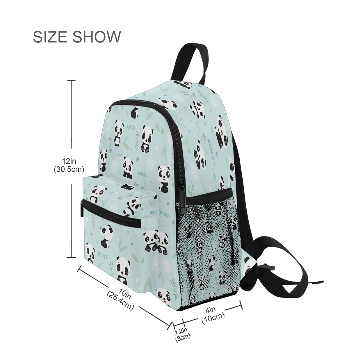 Preschool Kids Backpack Panda Backpack Cute School Bag Bookbag for Elementary Toddler Kindergarten