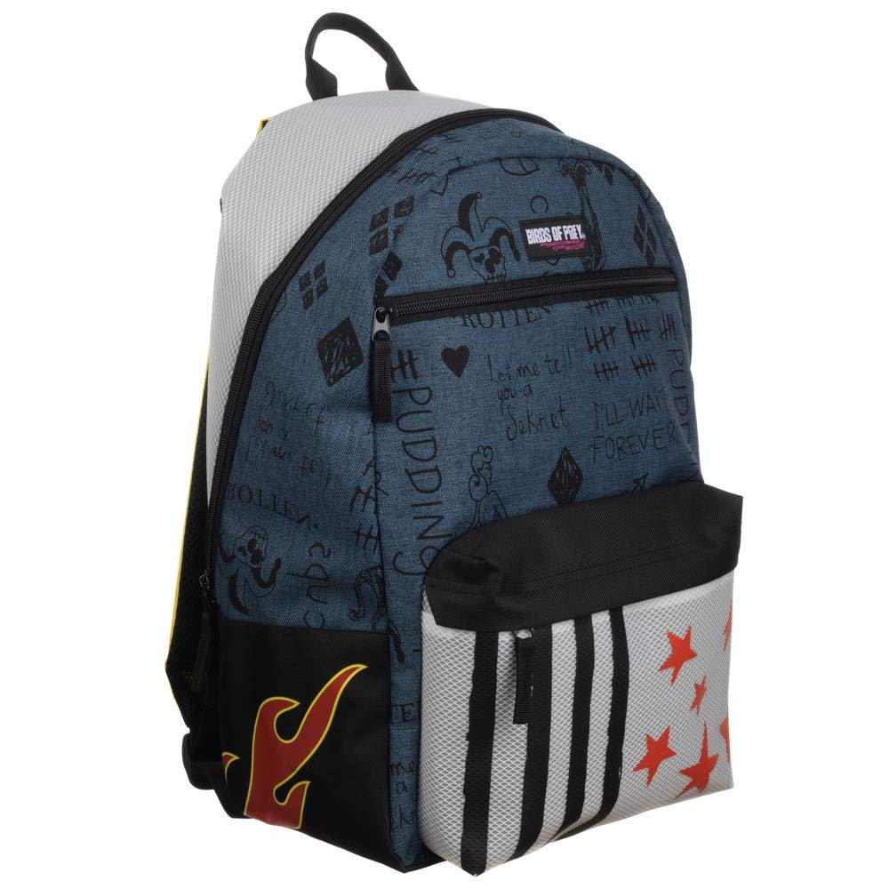 Bioworld Birds of Prey Harley Quinn Denim Backpack