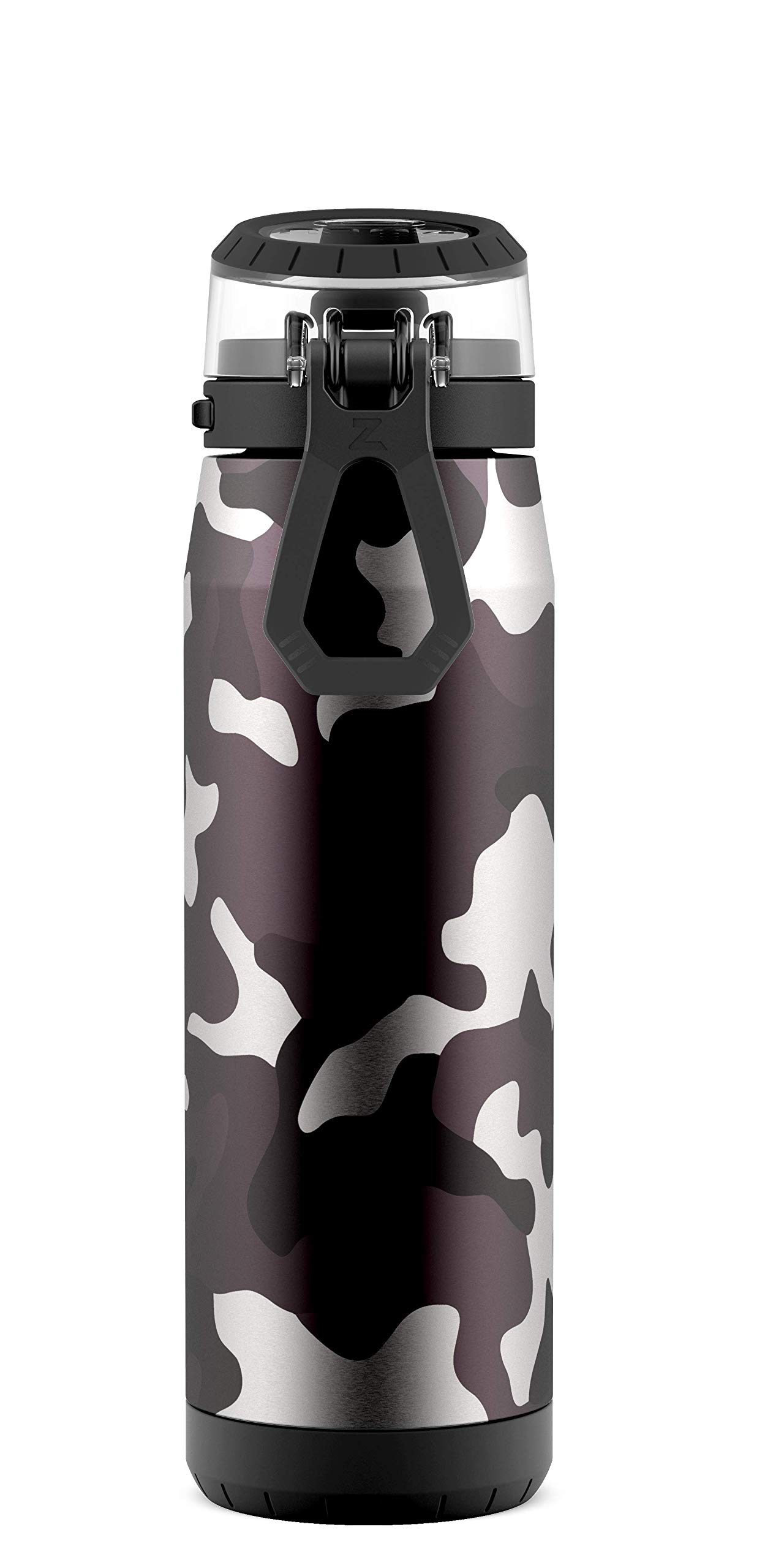 ZULU Swift Stainless Steel Vacuum Insulated Water Bottle with Silicone Straw, 20oz (Camo)