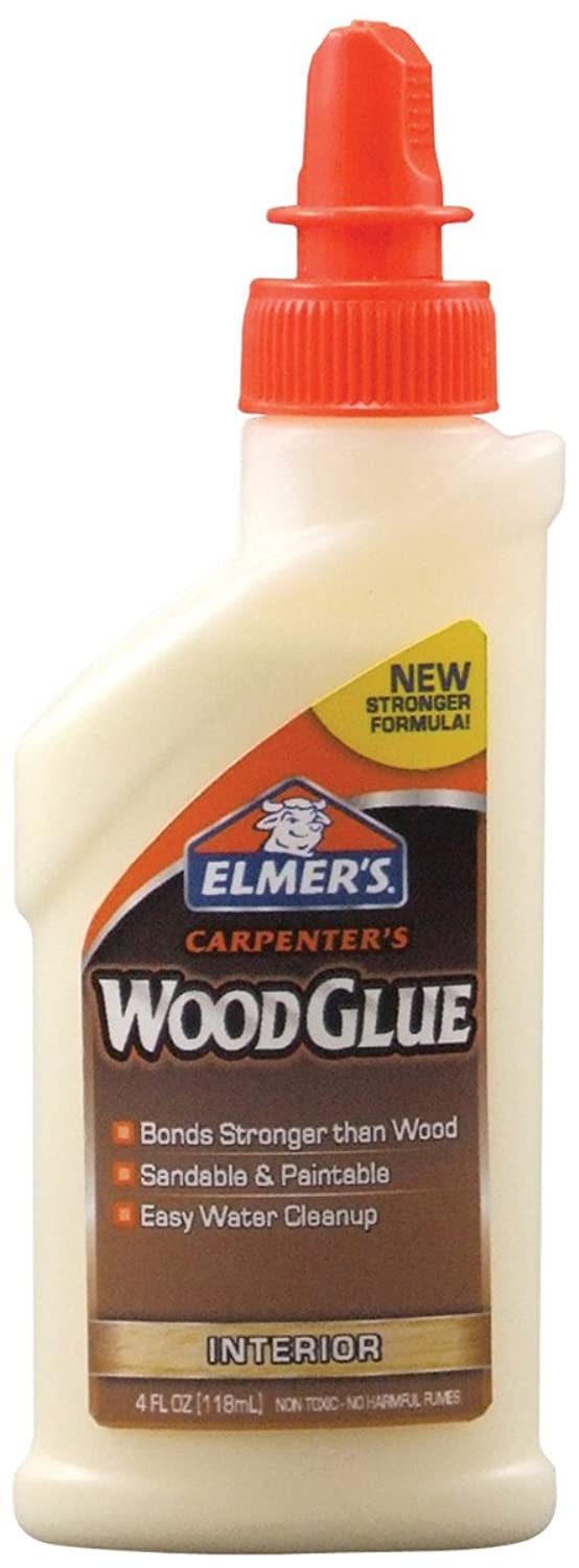Elmer's Products E7000 Carpenters Wood Glue, 4 Fl oz, Yellow, 4 Fl oz