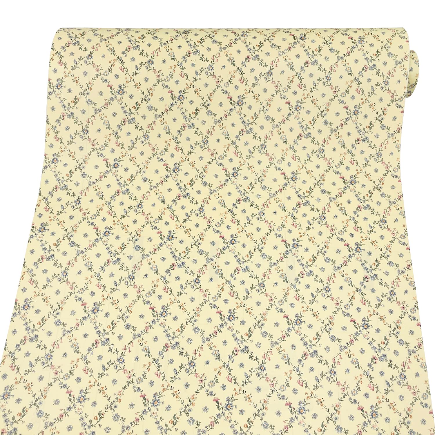 Yifely Sunmer Blooms Furniture Paper Decorative Shelf Drawer Liner Self-Adhesive Storage Locker Decor 17.7 Inch by 9.8 Feet