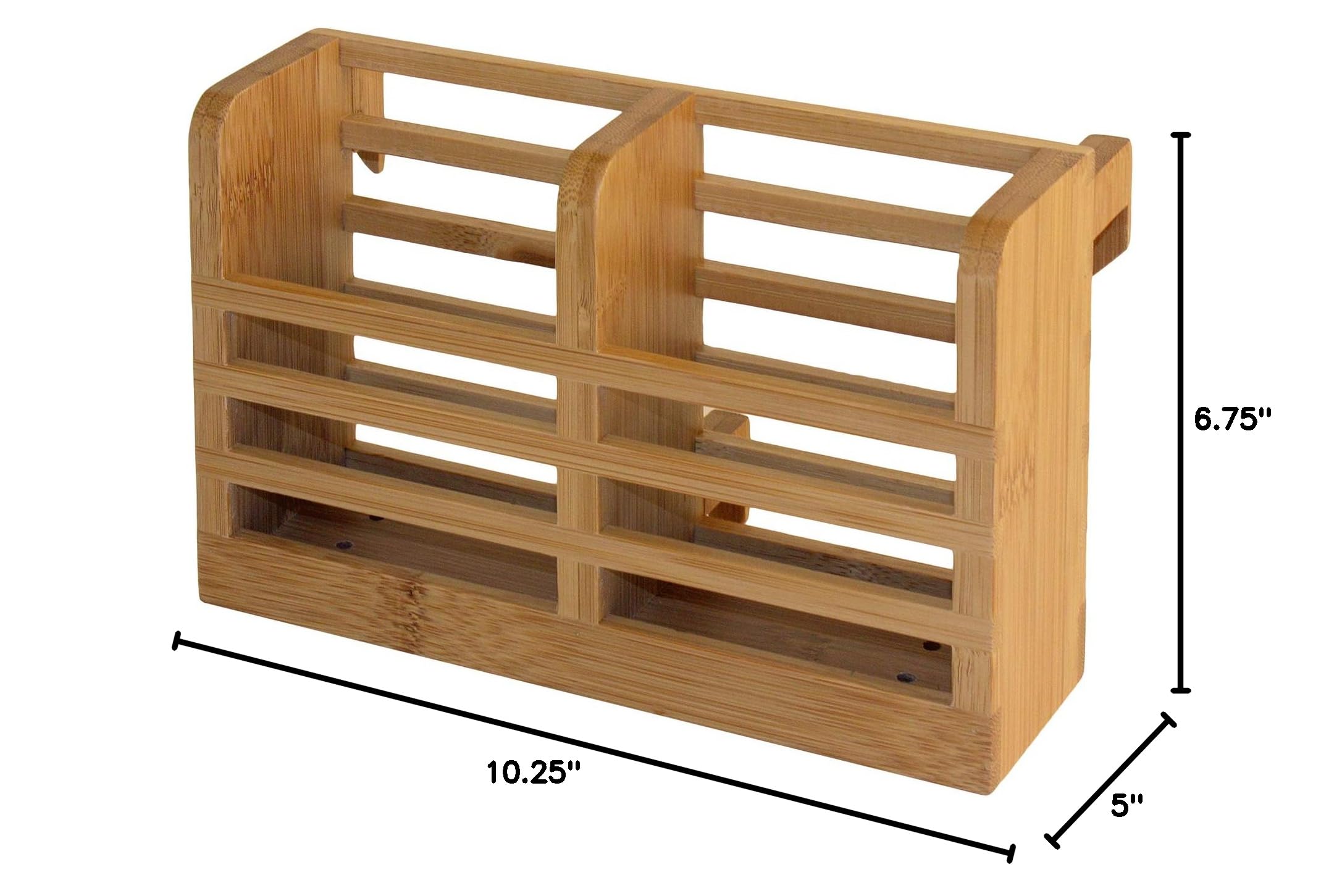 Totally Bamboo Flatware, Cutlery and Utensil Drying Caddy fits Totally Bamboo Dish Drying Racks (20-6703)