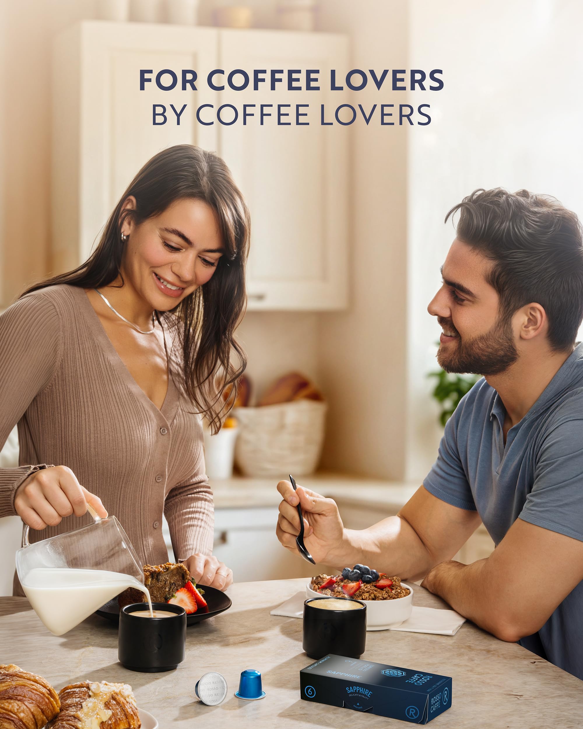 ROSSO CAFFE 'Reserve Edition' 80 Coffee Pods for Nespresso Original Machine - Variety Pack - 100% Aluminium Capsules - Our Best Ever Barista Quality Coffee, Incredible Taste & Flavours!