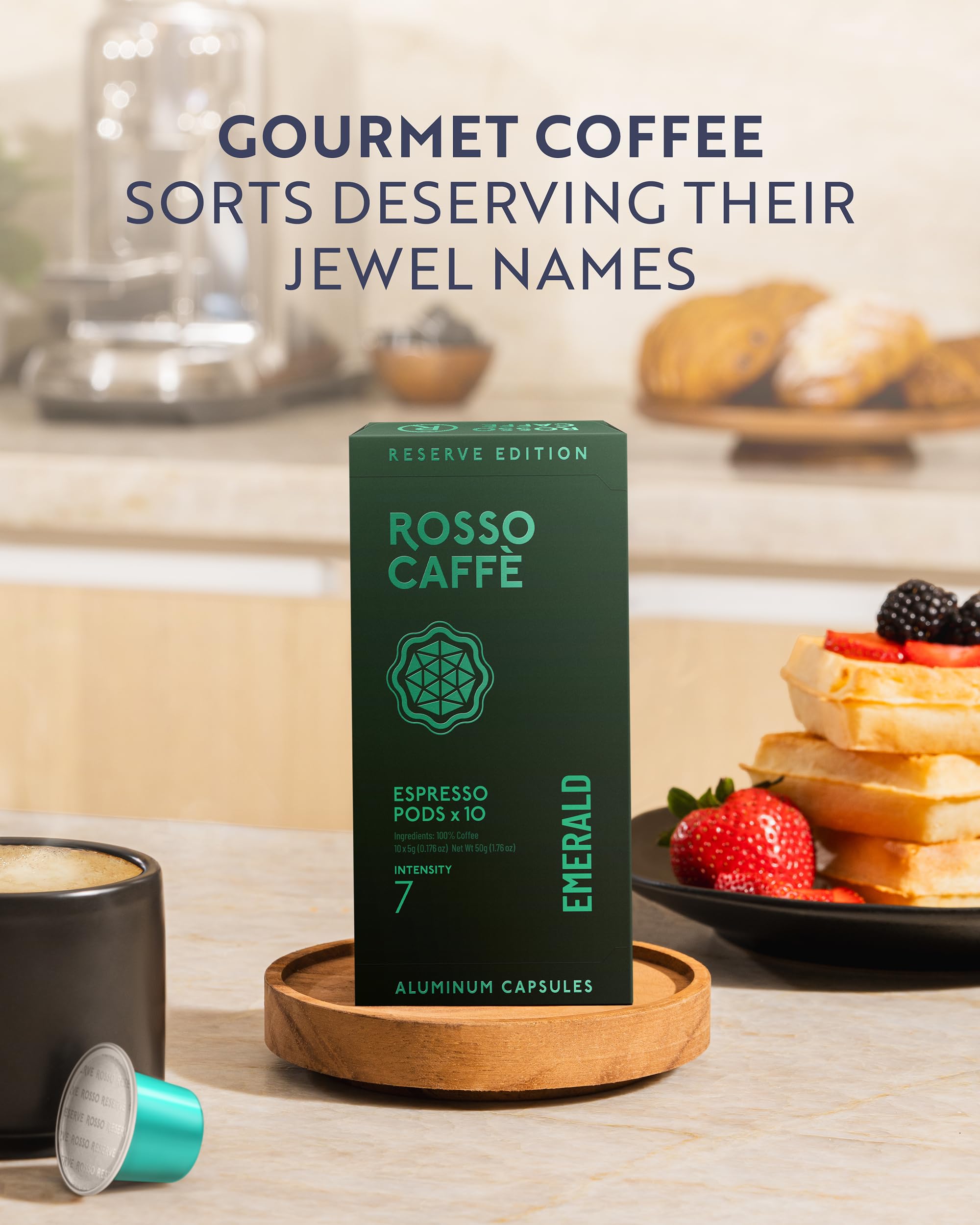 ROSSO CAFFE 'Reserve Edition' 80 Coffee Pods for Nespresso Original Machine - Variety Pack - 100% Aluminium Capsules - Our Best Ever Barista Quality Coffee, Incredible Taste & Flavours!