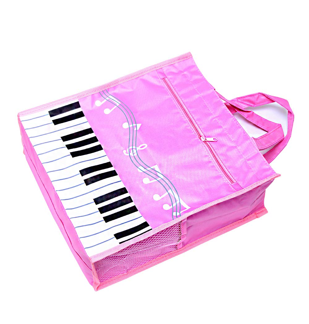 Piano Keys Handbag Reusable Grocery Bag Shoulder Shopping Bag Tote Bag for Music Teacher Girls Gift Bag