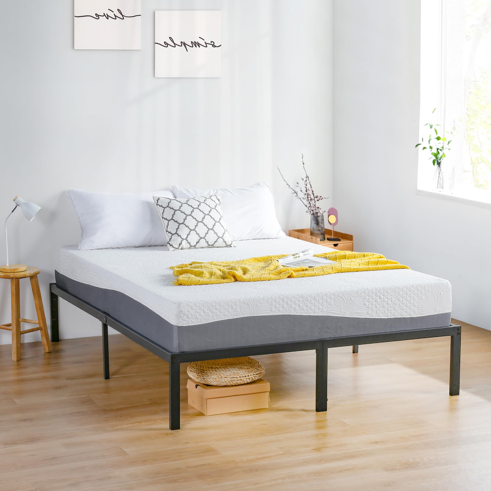 Olee Sleep 10 inch Aquarius Memory Foam Mattress - Twin