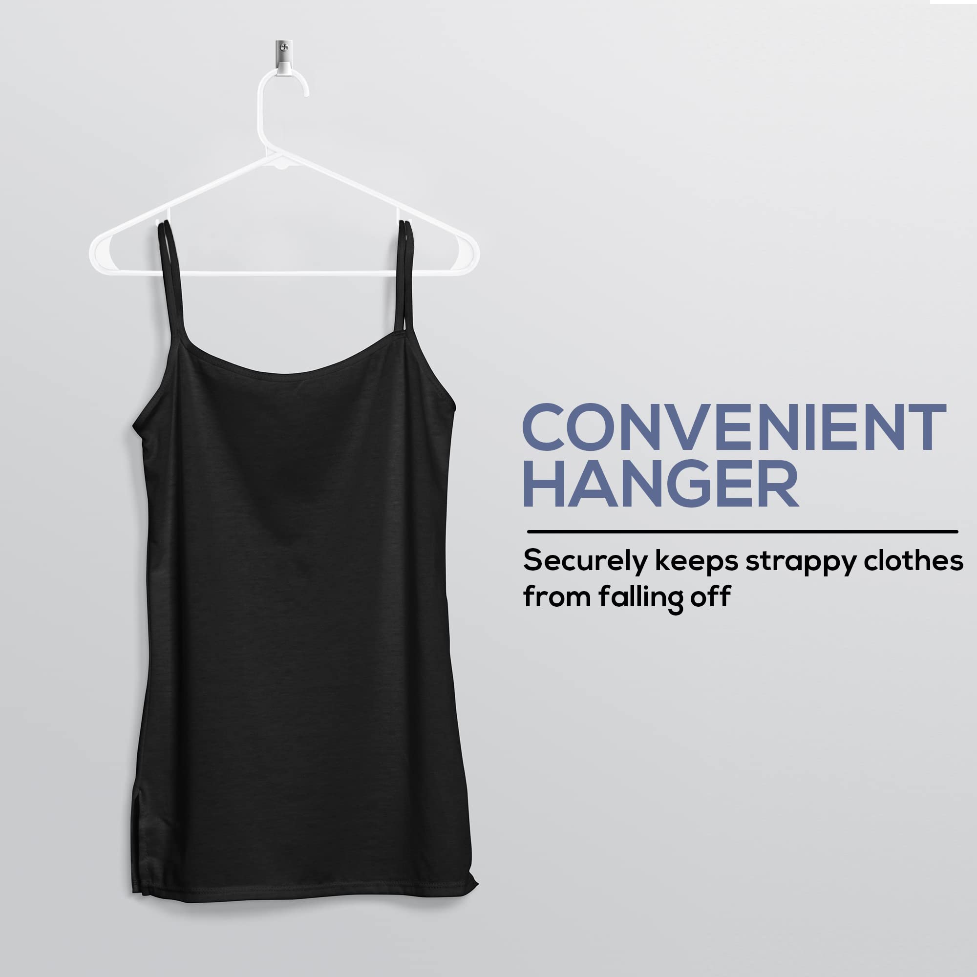 Utopia Home Plastic Hangers 30 Pack - Clothes Hanger with Hooks - Durable & Space Saving Coat Hanger - Heavy Duty White Hangers for Coats, Pants, Dress, Etc.