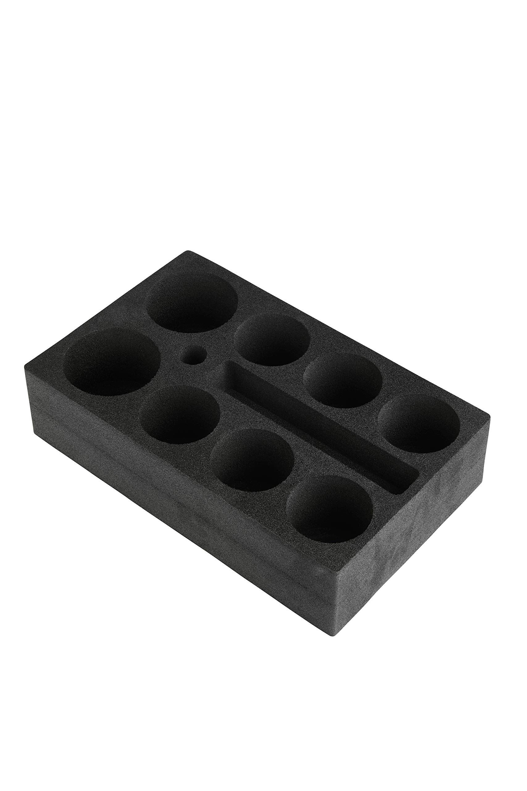 SCHAUMEX® - Foam Bottle Holder - Special Foam for Camping, Caravans, Motorhomes and Boats - Made in Germany - Space for 8 Bottles/Drinks