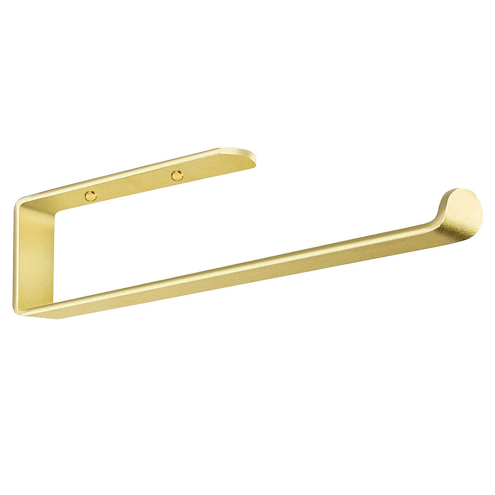 HCHANGEN Paper Towel Holder, Under Cabinet Paper Towel Holder Wall Mounted Stainless Steel Paper Towel Holder for Kitchen or Bathroom, Self Adhesive or Drilling (Gold)