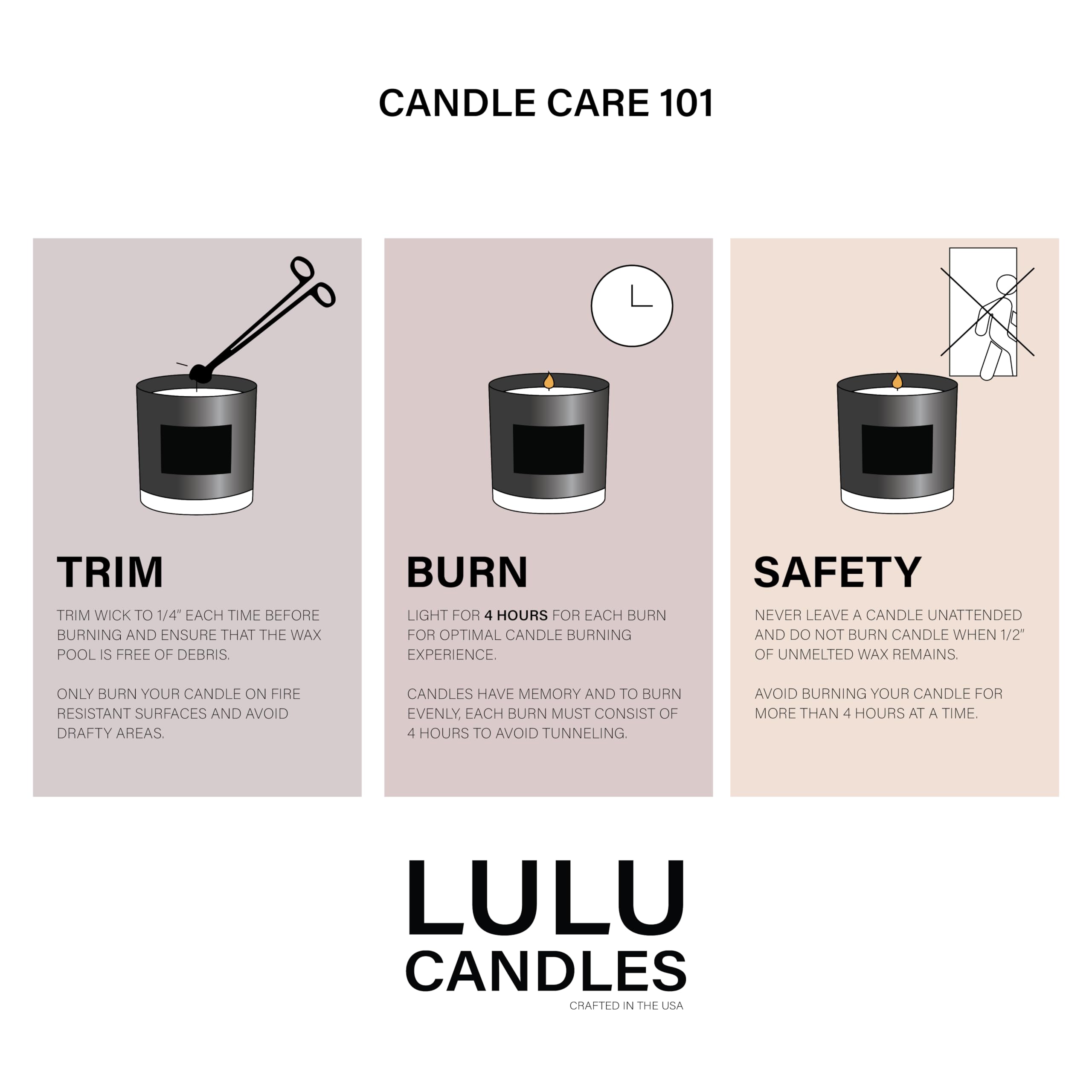 Lulu Candles | Jasmine, Oud & Sandalwood | Luxury Scented Soy Jar Candles | Hand Poured in The USA | Highly Scented & Long Lasting- 9 Oz.
